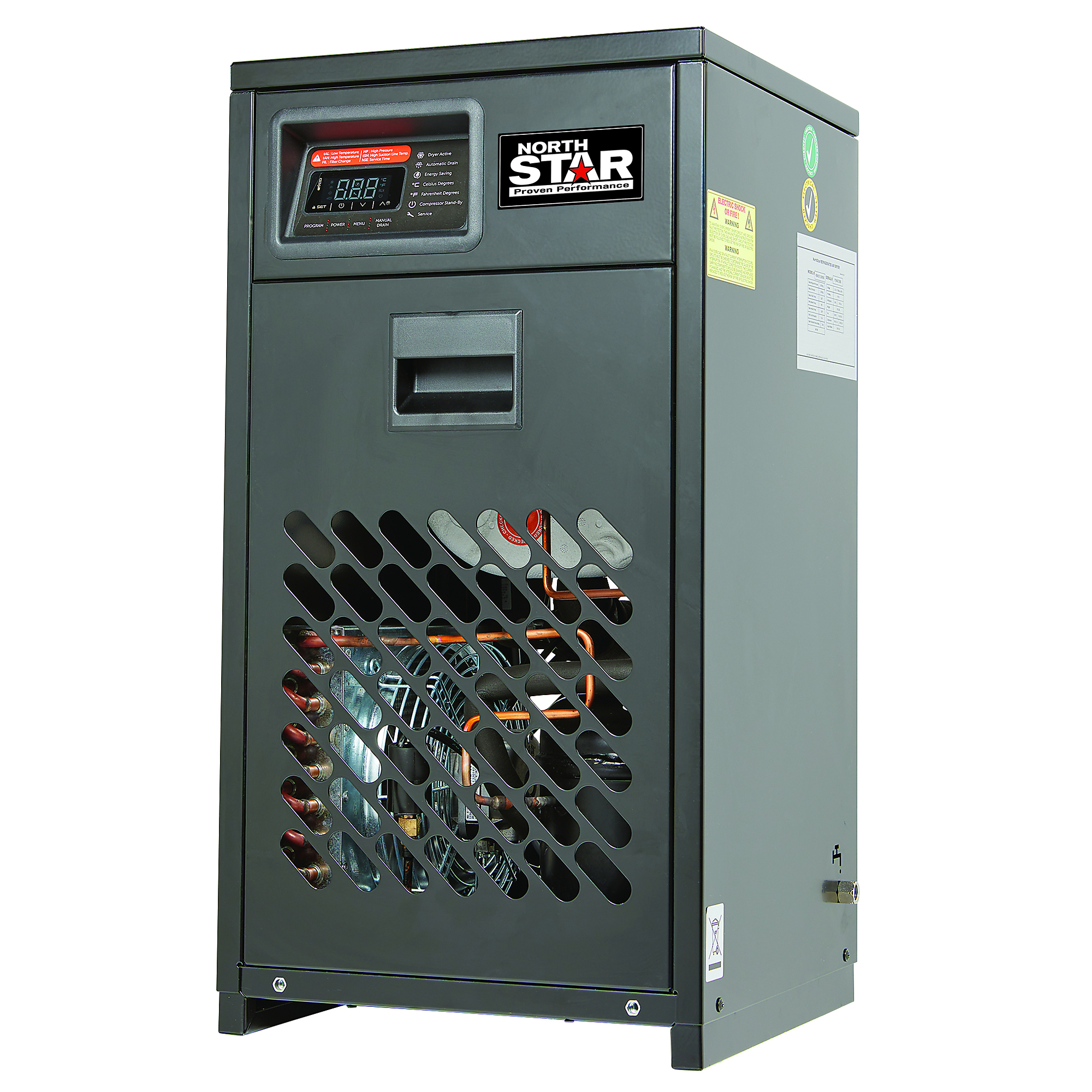 NorthStar Quiet Armor 30 CFM Refrigerated Air Dryer, Max. Flow Rate 30 ...