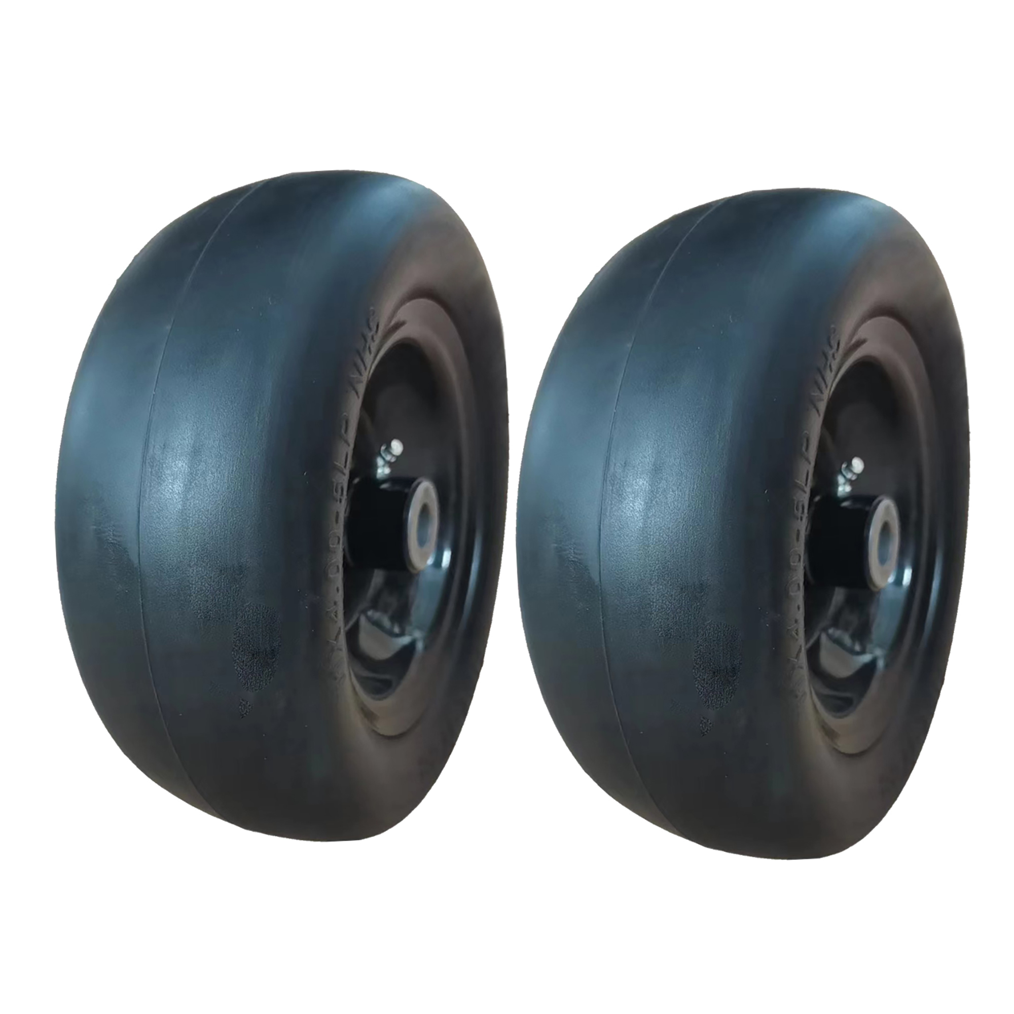 Marastar, 2 Pack Flat Free Universal 11x4.00 Assembly, Tire Size 11x4 ...