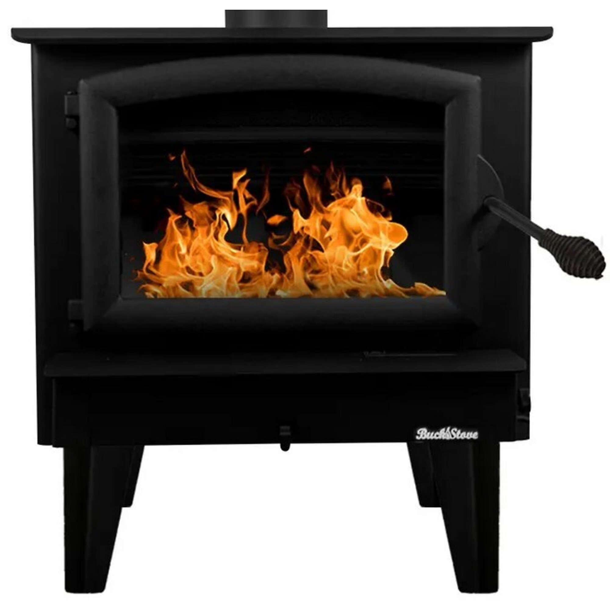 Buck, Wood Stove with Blower, Heat Output 52400 Btu/hour, Heating ...