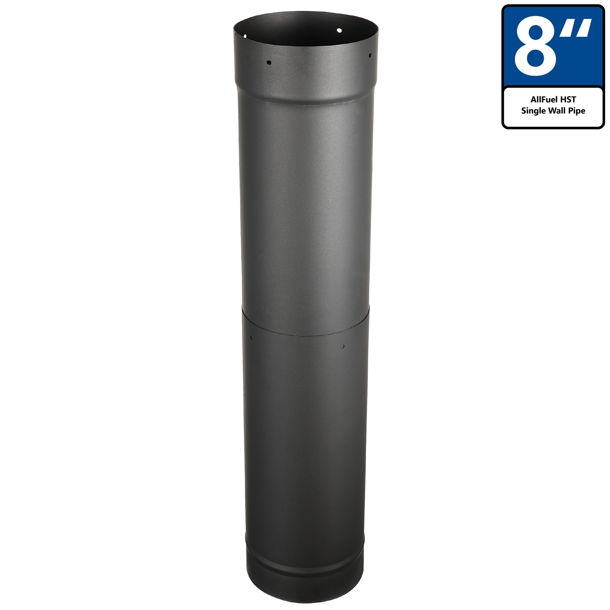 AllFuel HST, 8in. Single Wall 38-70 Telescoping Black Stove Pipe ...
