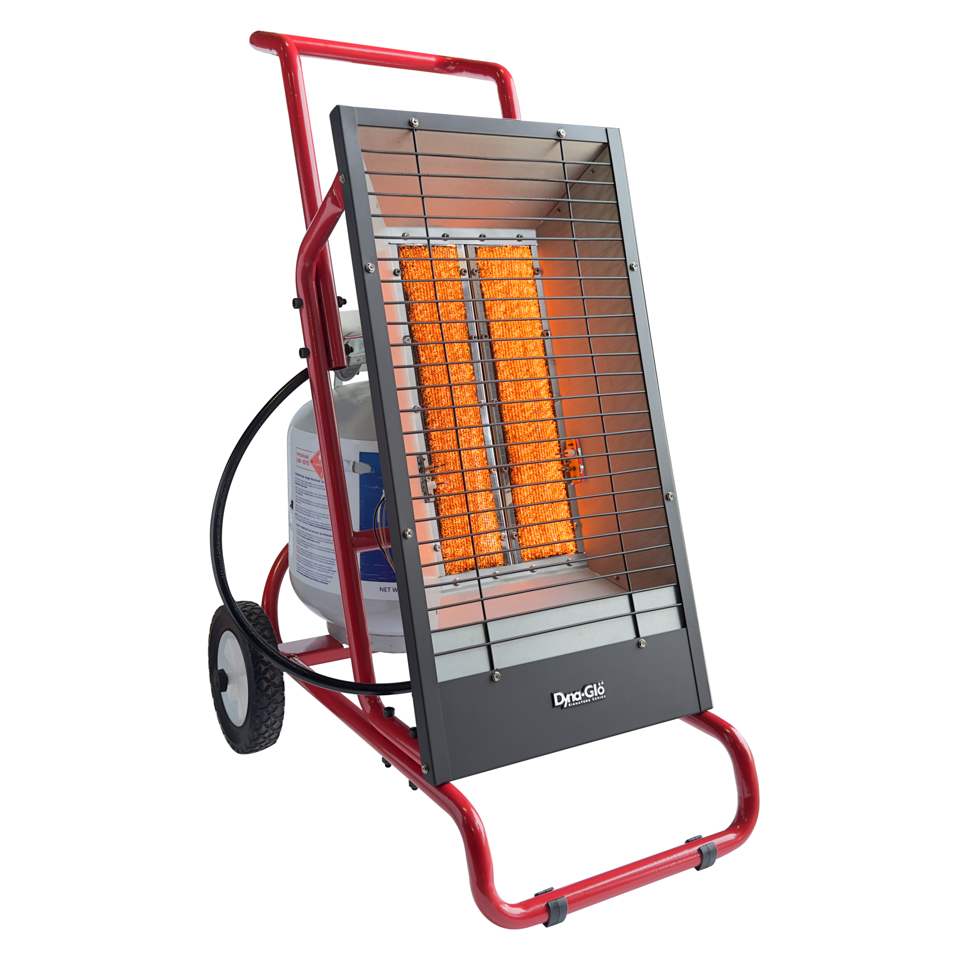 Dyna Glo, 60K Vertical Radiant LP Heater, Fuel Type Propane, Max. Heat ...