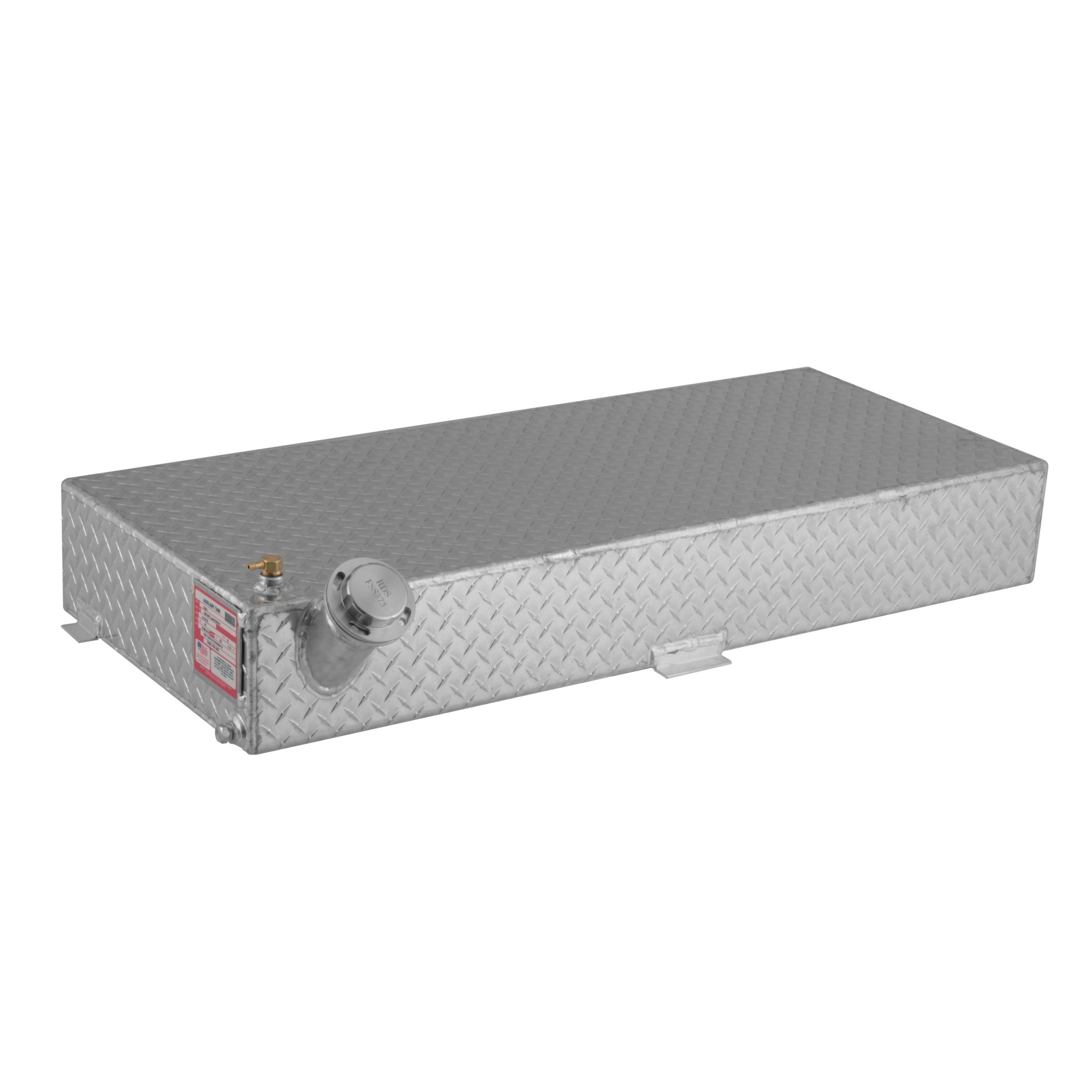 RDS Aluminum Auxiliary Fuel Tank, 20-Gallon, Rectangular, Diamond Plate ...
