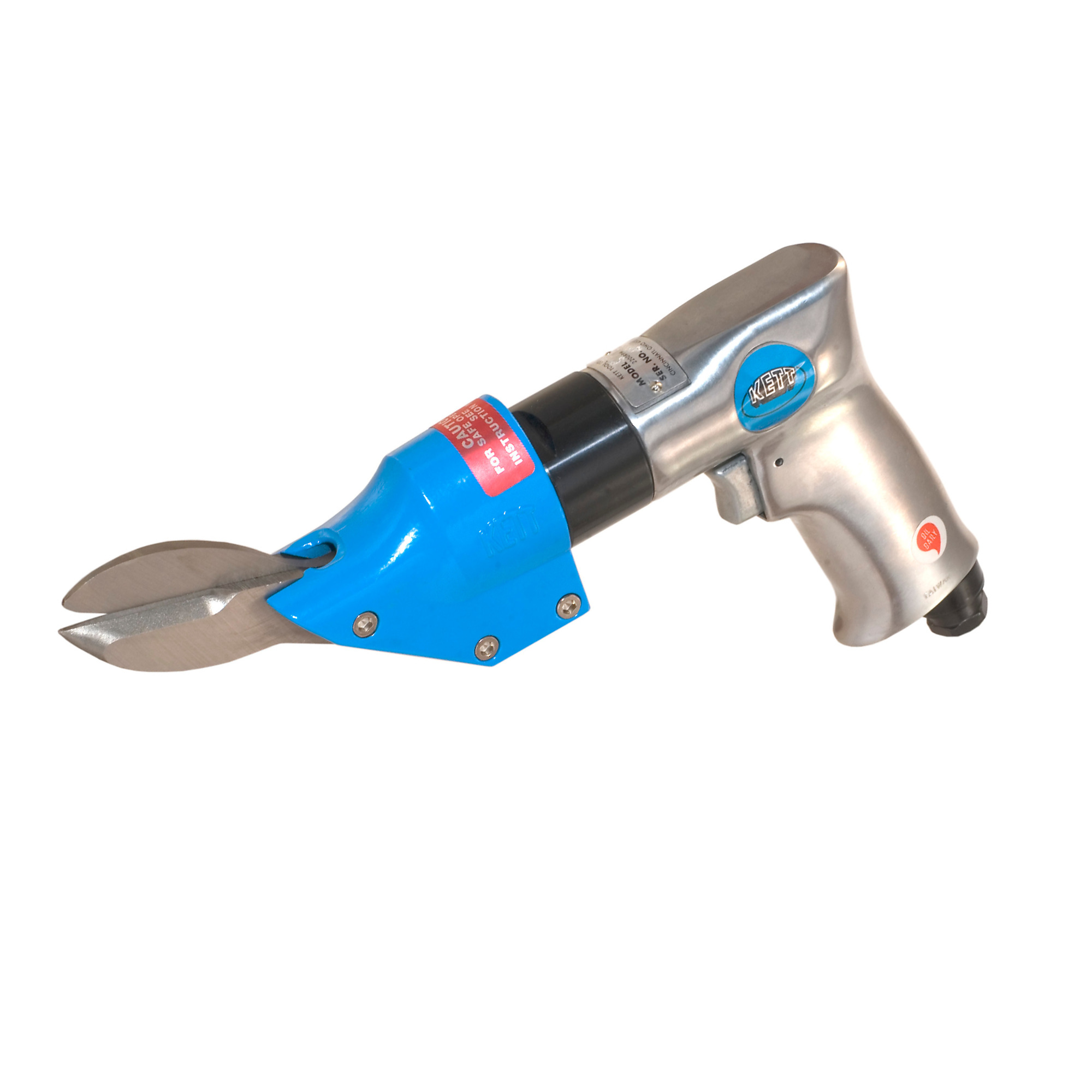 Kett Tool Company, 24 Ga Pistol Grip Pneumatic Scissor Shear, Model# P ...