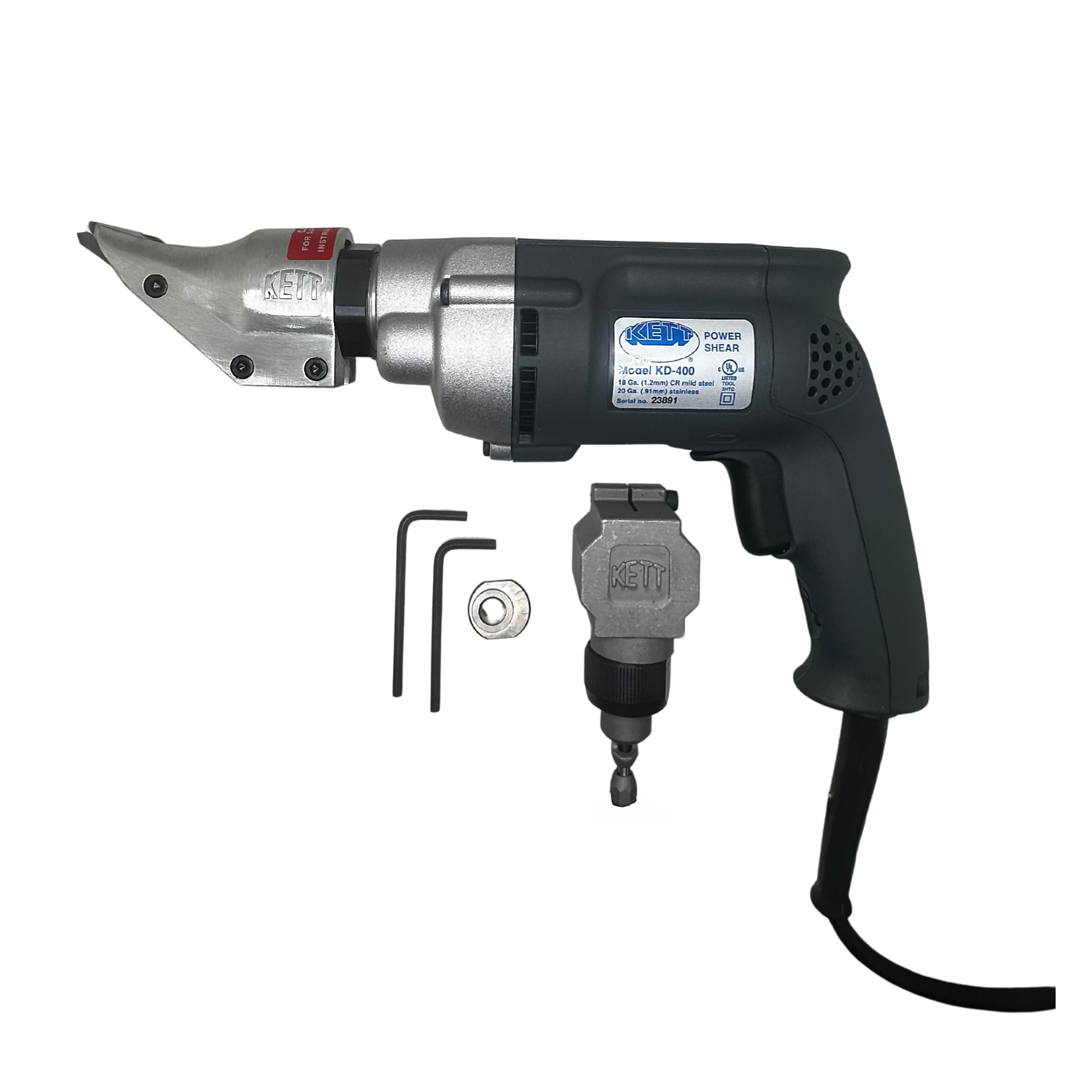 Kett Tool Company, 18 Ga Nibbler/Shear Combo Kit, Model# Kit #210 ...