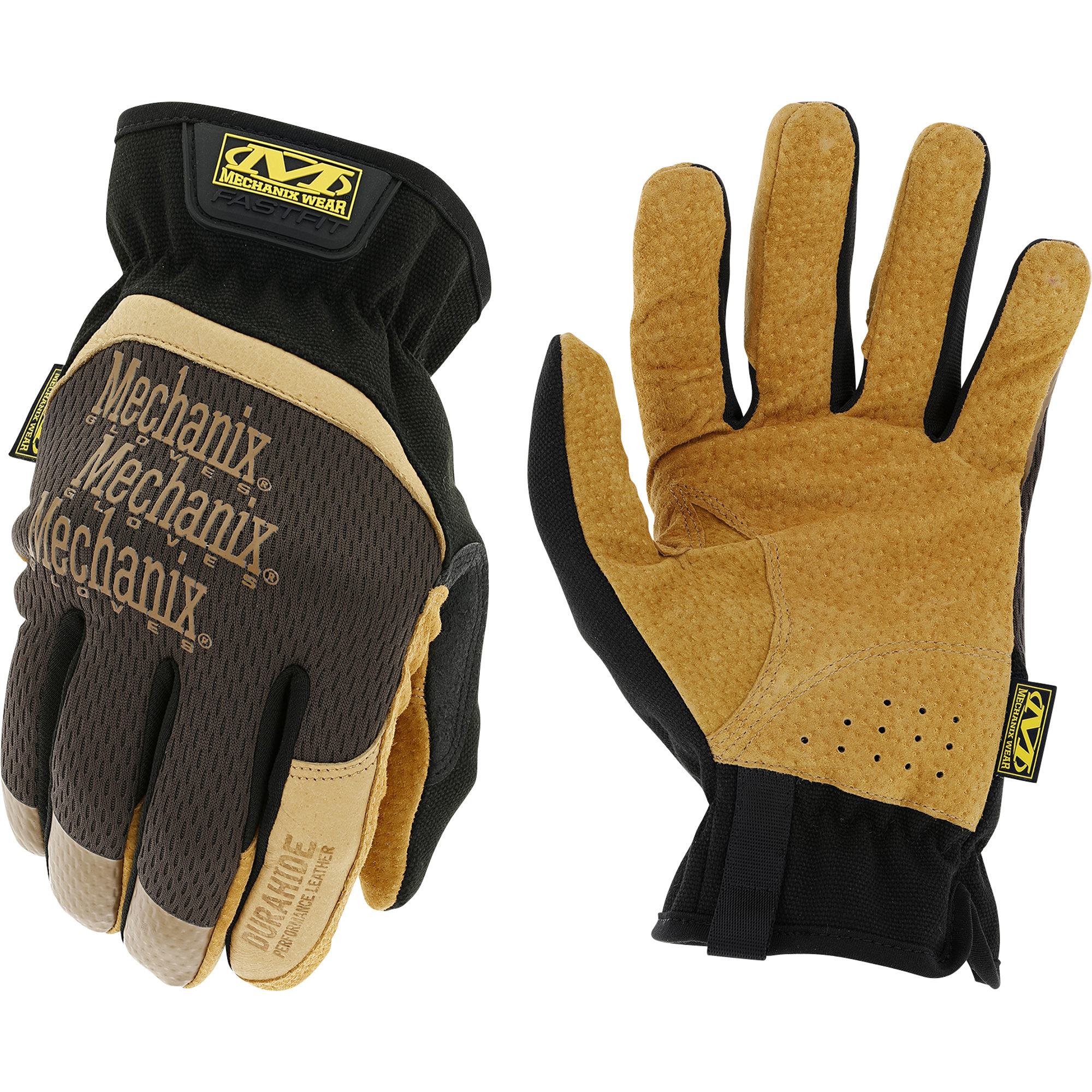 Mechanix Wear Durahide FastFit Leather Gloves — Brown | Northern Tool
