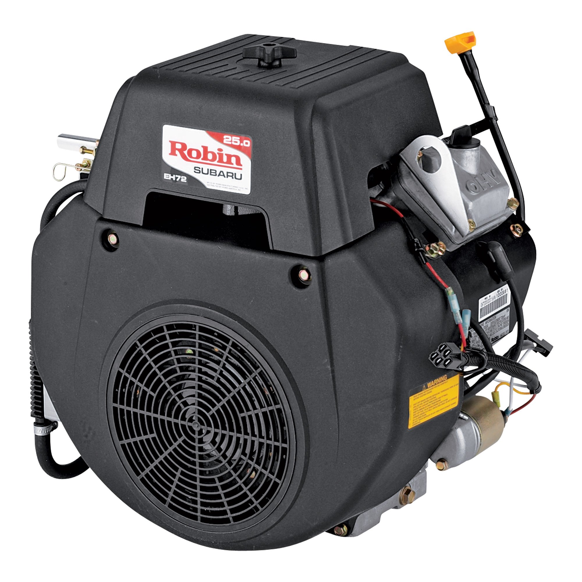 Robin V-Twin Horizontal Engine with Electric Start — 25 HP, 17/16in. x ...