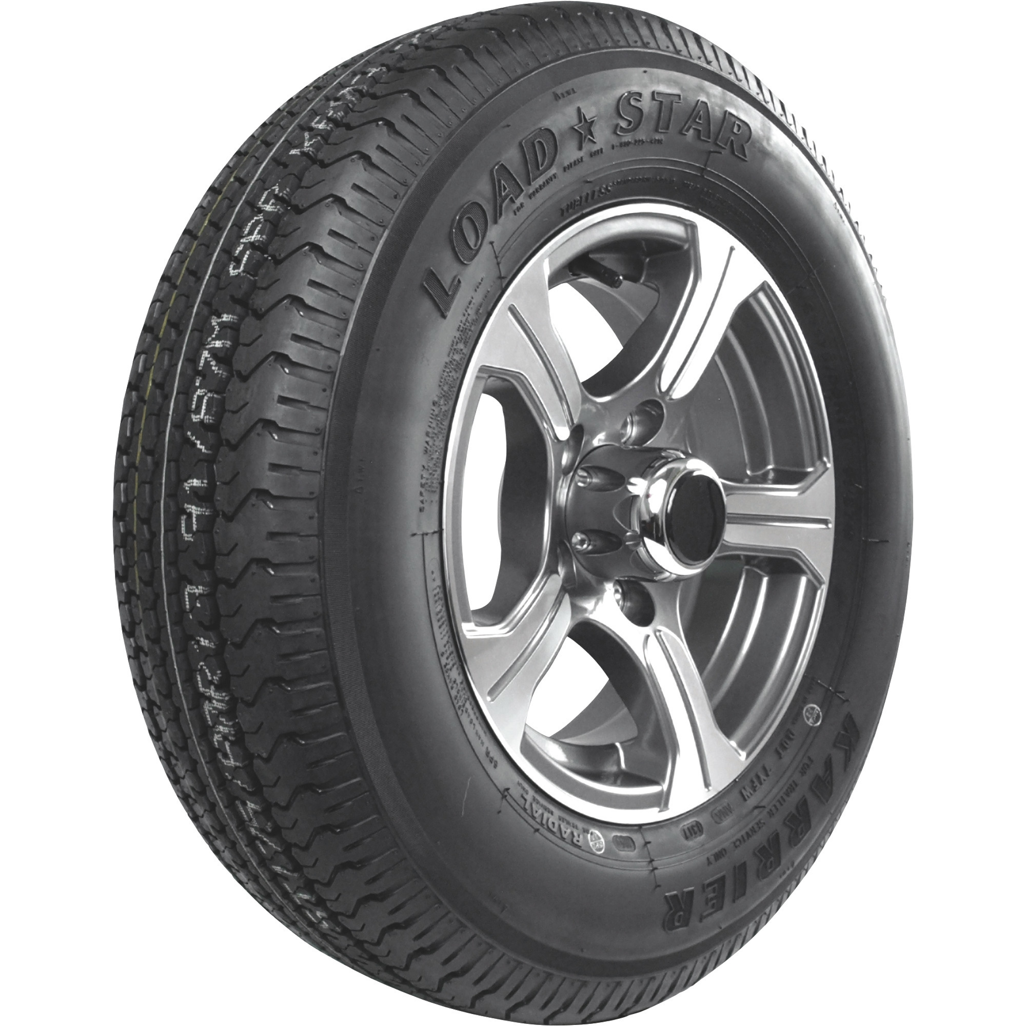 Martin Wheel 14in. Spoked Trailer Tire Wheel — Rim Only, Fits Tire Size ...