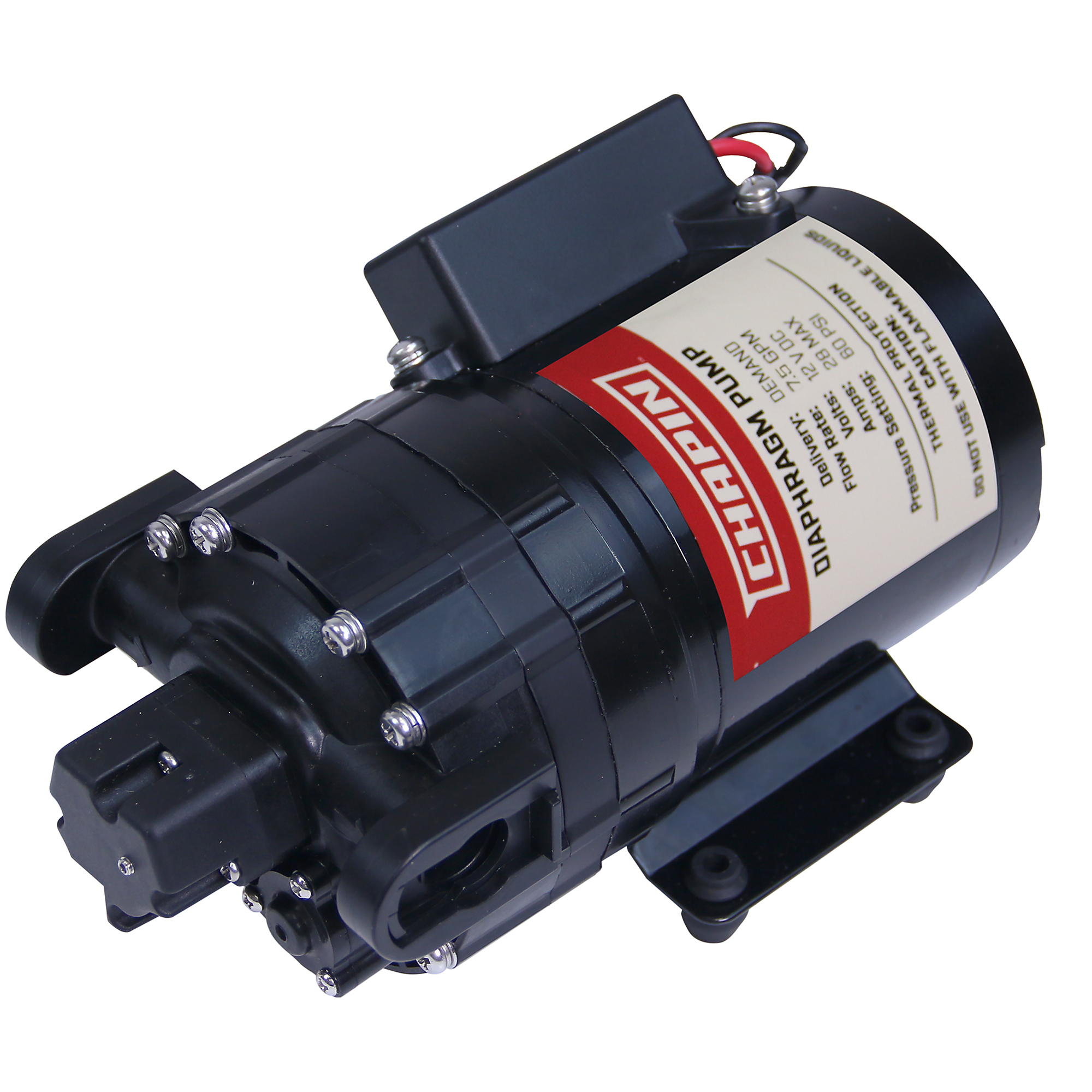 Chapin, Self-Priming Diaphragm Water Pump, Volts 12 Pump Type Diaphragm ...