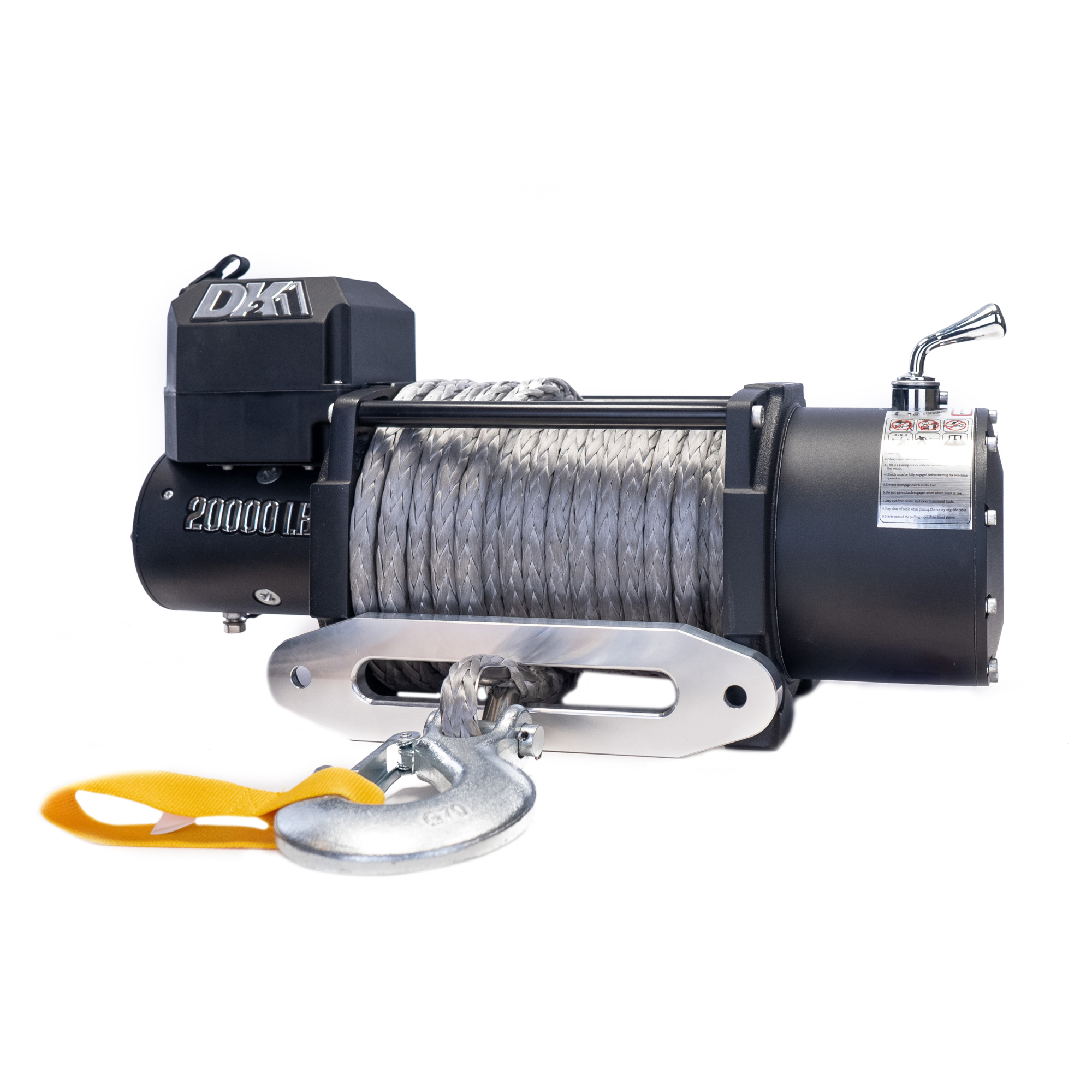 DK2 20k lb Premium Electric Winch - Steel Cable, Capacity (Line Pull ...