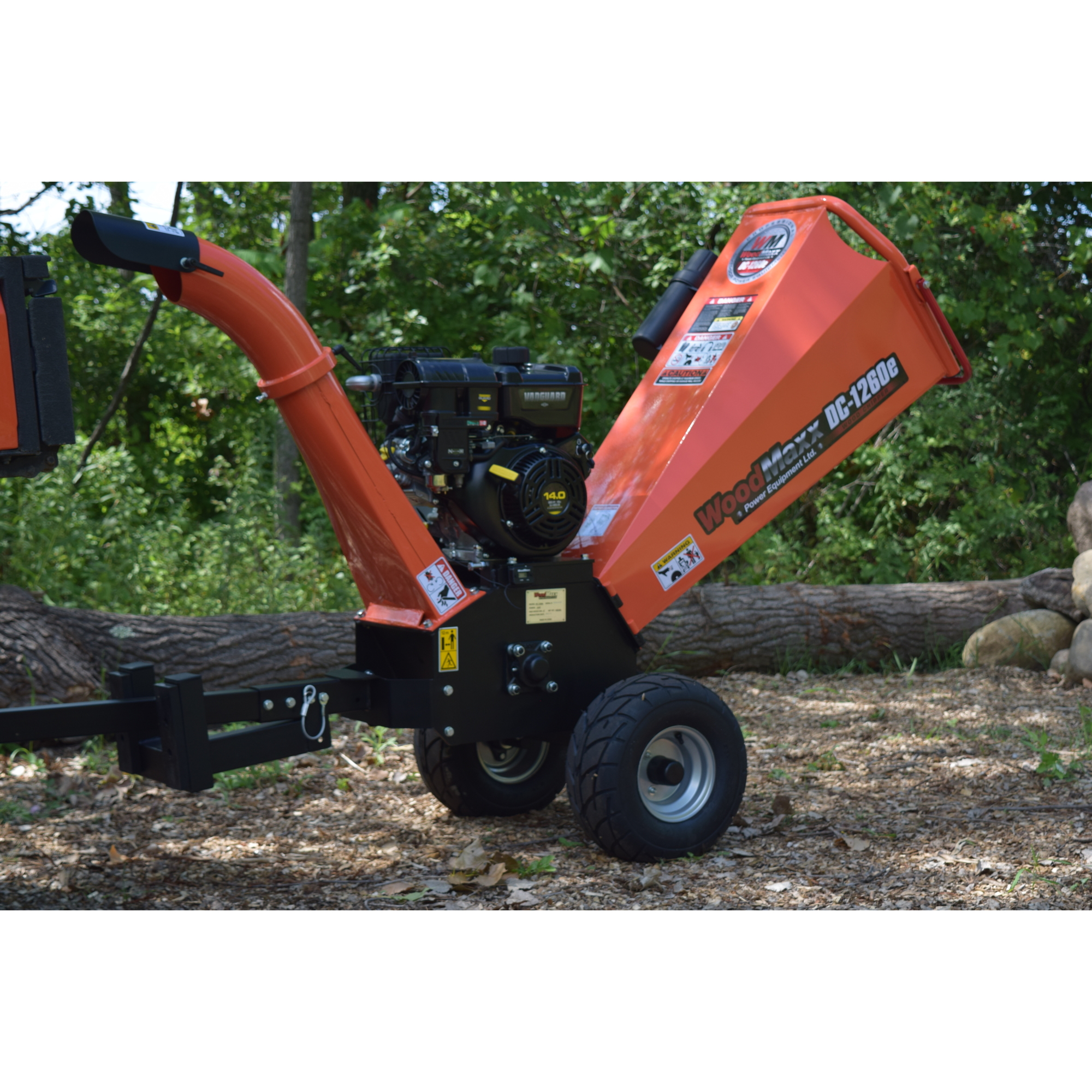 DK2 Woodmaxx, 4in. Self-Feeding Gas Wood Chipper (Pull Start), Engine ...