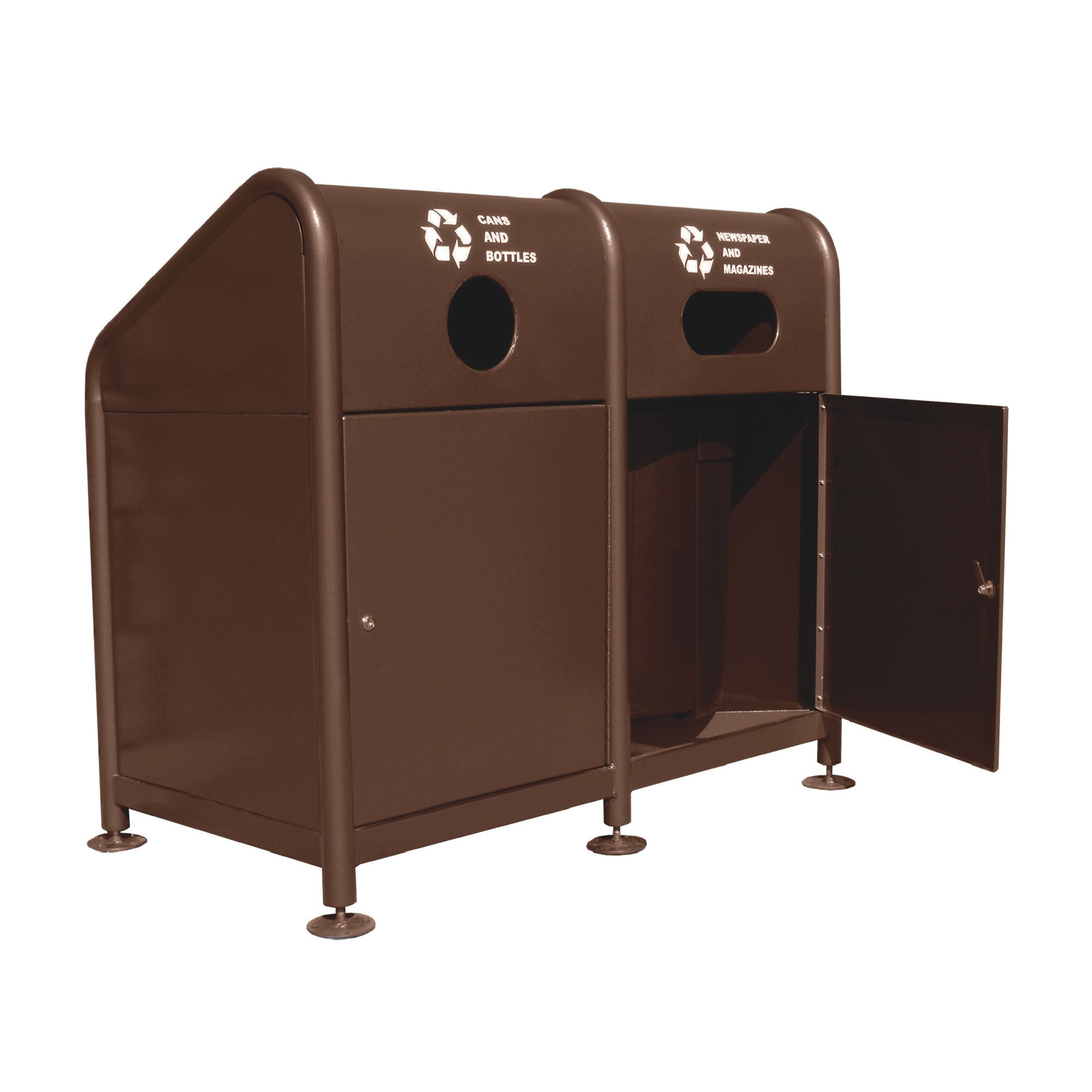 Paris 2-Bin Recycling Station — 68-Gallon Capacity | Northern Tool