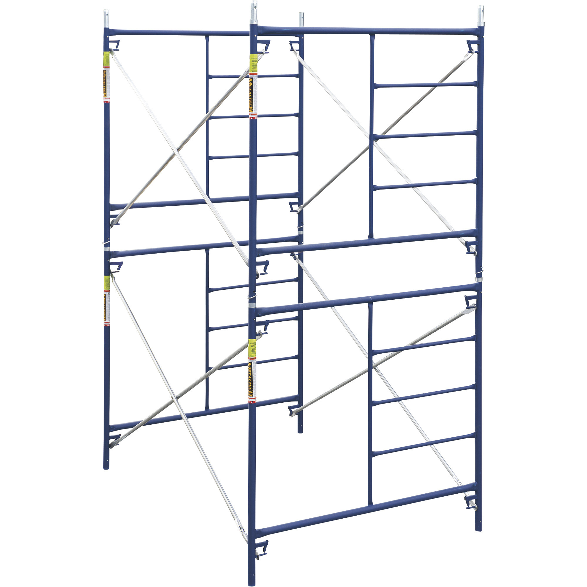 Metaltech Saferstack Double Lift Scaffold — Set of 2, 5ft. x 7ft. x ...