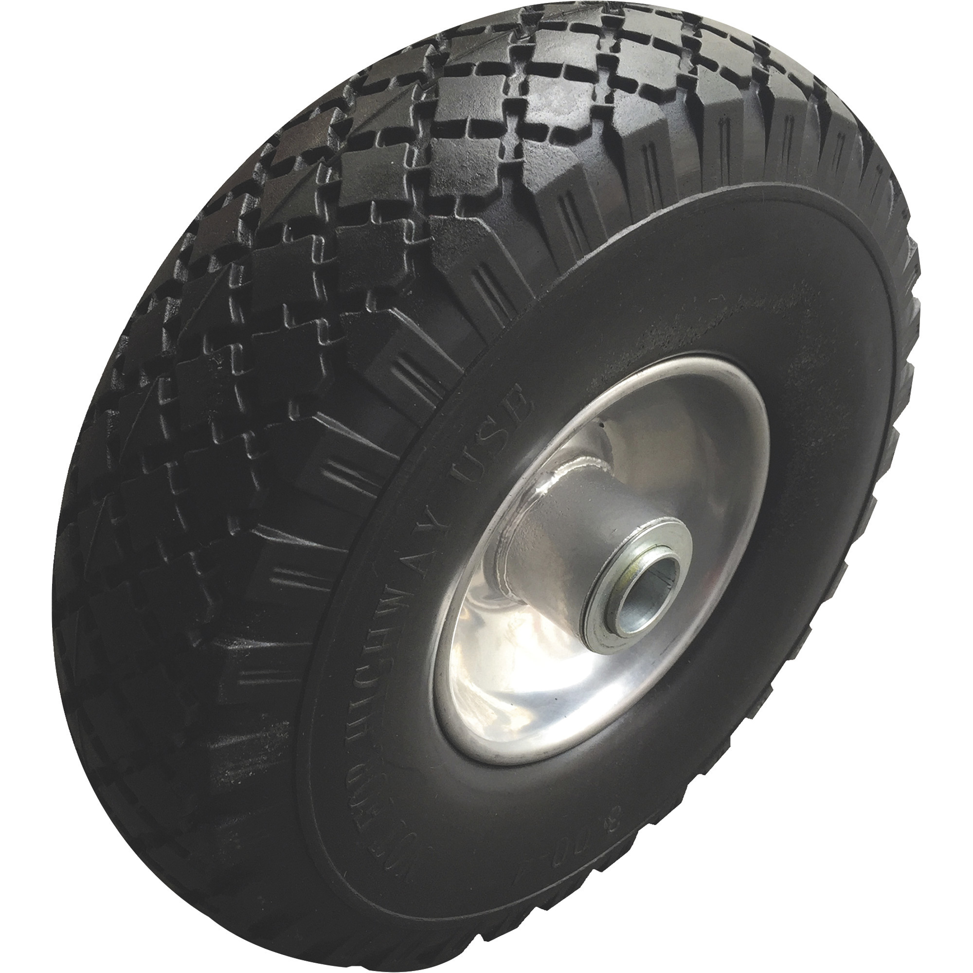 Marathon 10in. Flat-Free Tire on Steel Wheel, 3.00-4 Tire, 4in. Rim ...