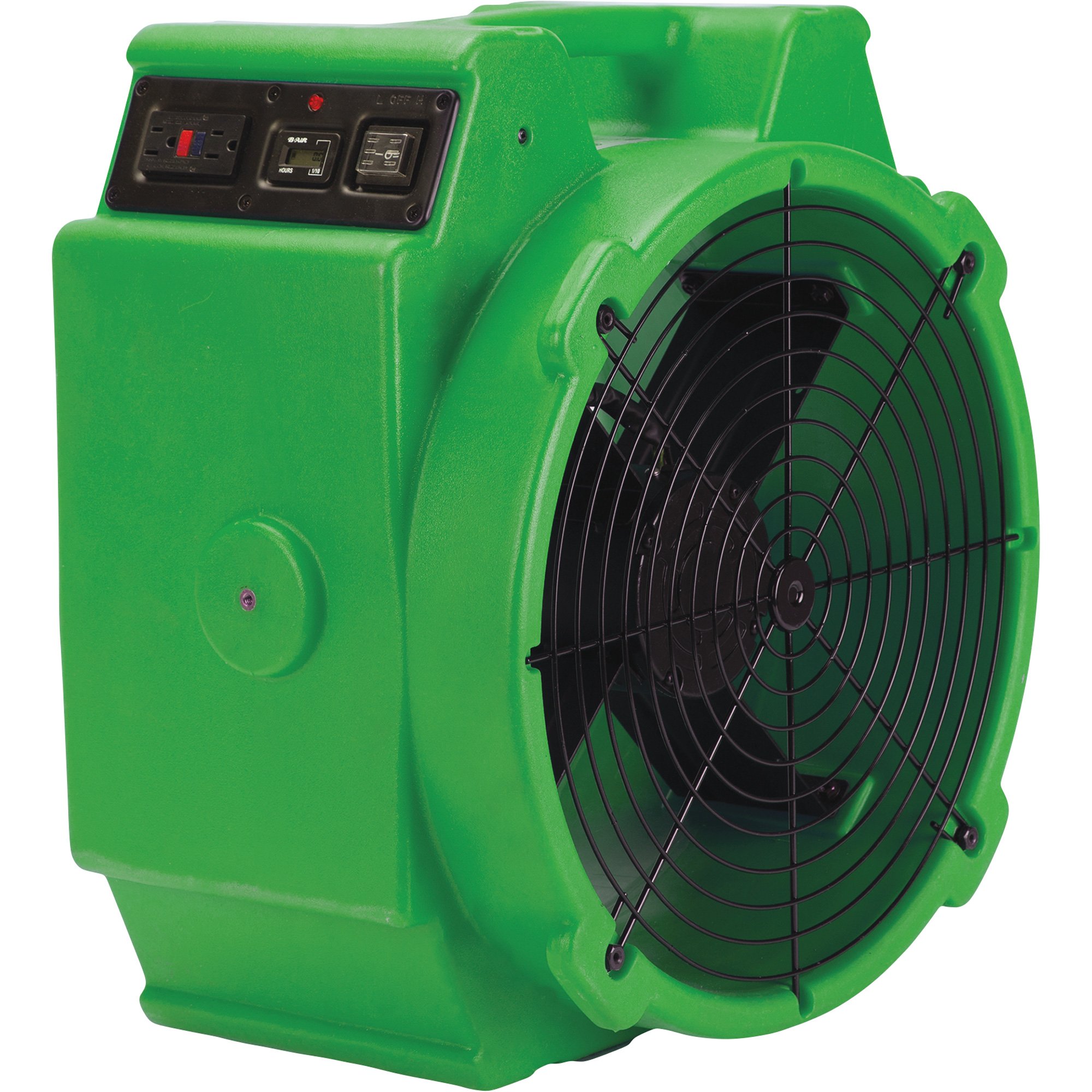 B-Air Axial 1/4 HP Air Mover/Dryer — 3,320 CFM, Green, Model# PB-25 ...