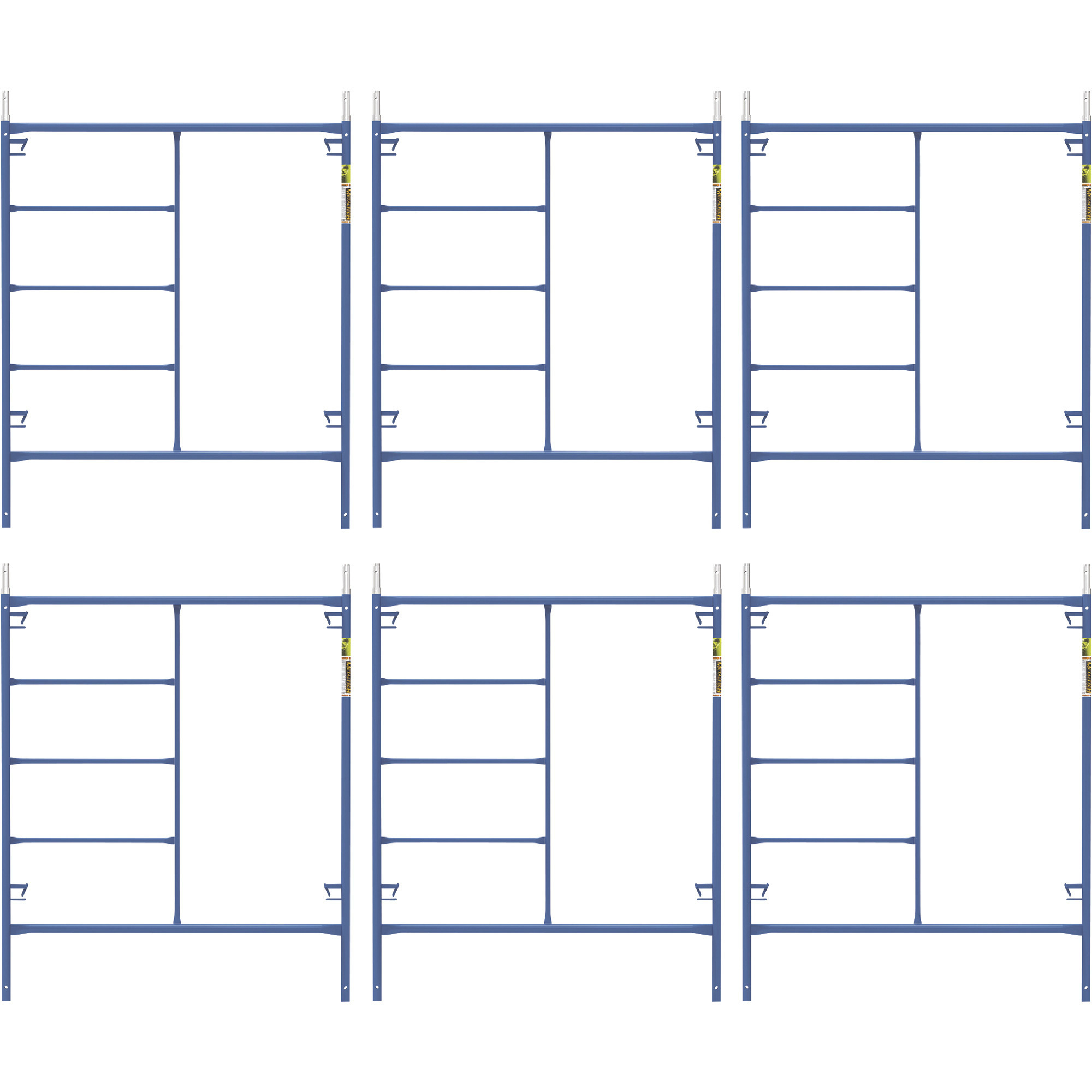 Metaltech Saferstack 5ft. x 5ft. x 7ft. Mason Frame Set of 4-- Model# M ...