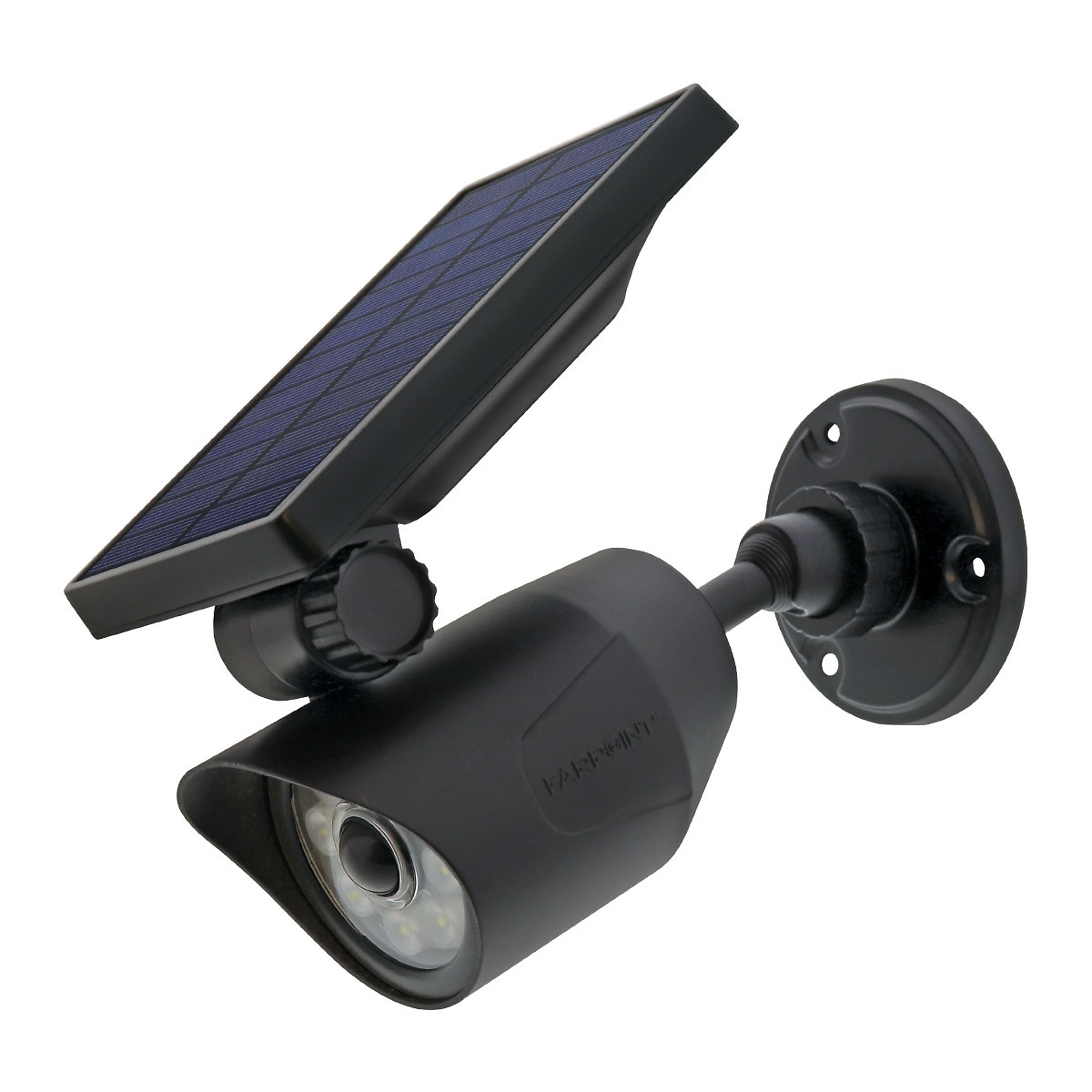 FarPoint, 300LM Solar Sensor Light - Black, Light Bulb Type LED, Model ...