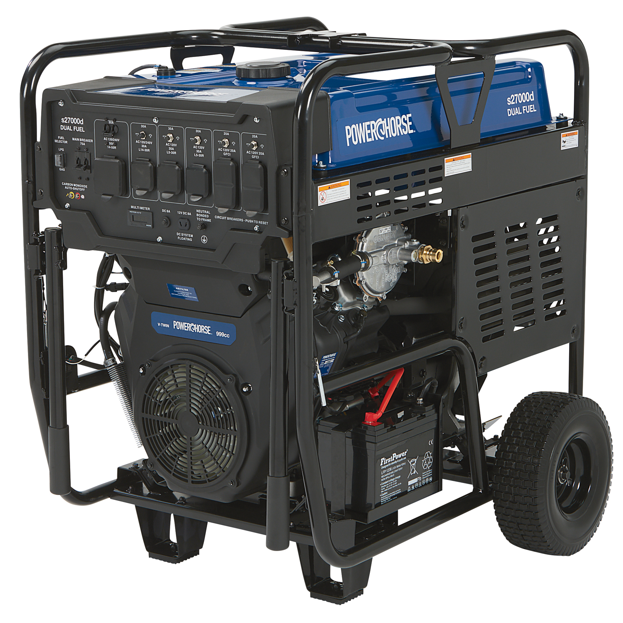 Powerhorse Portable Generator, 27,000 Surge Watts, 18,000 Rated Watts ...