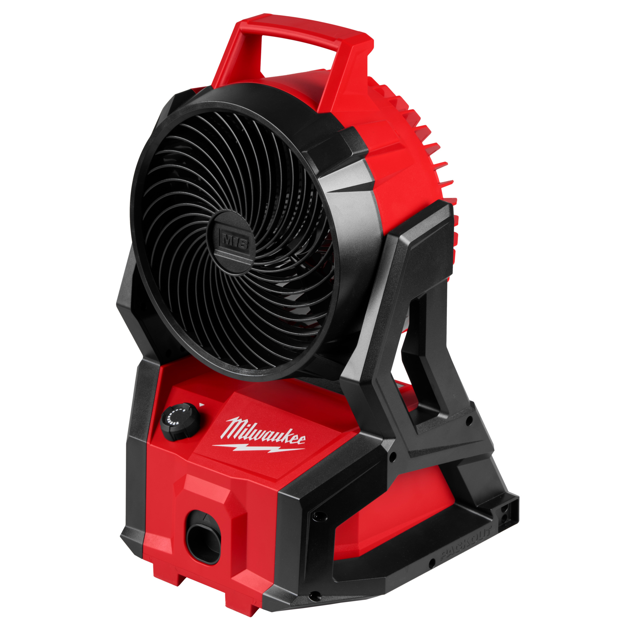 Milwaukee M18 Brushless PACKOUT Fan, 7.1in. Dia., Model# 0818-20 ...