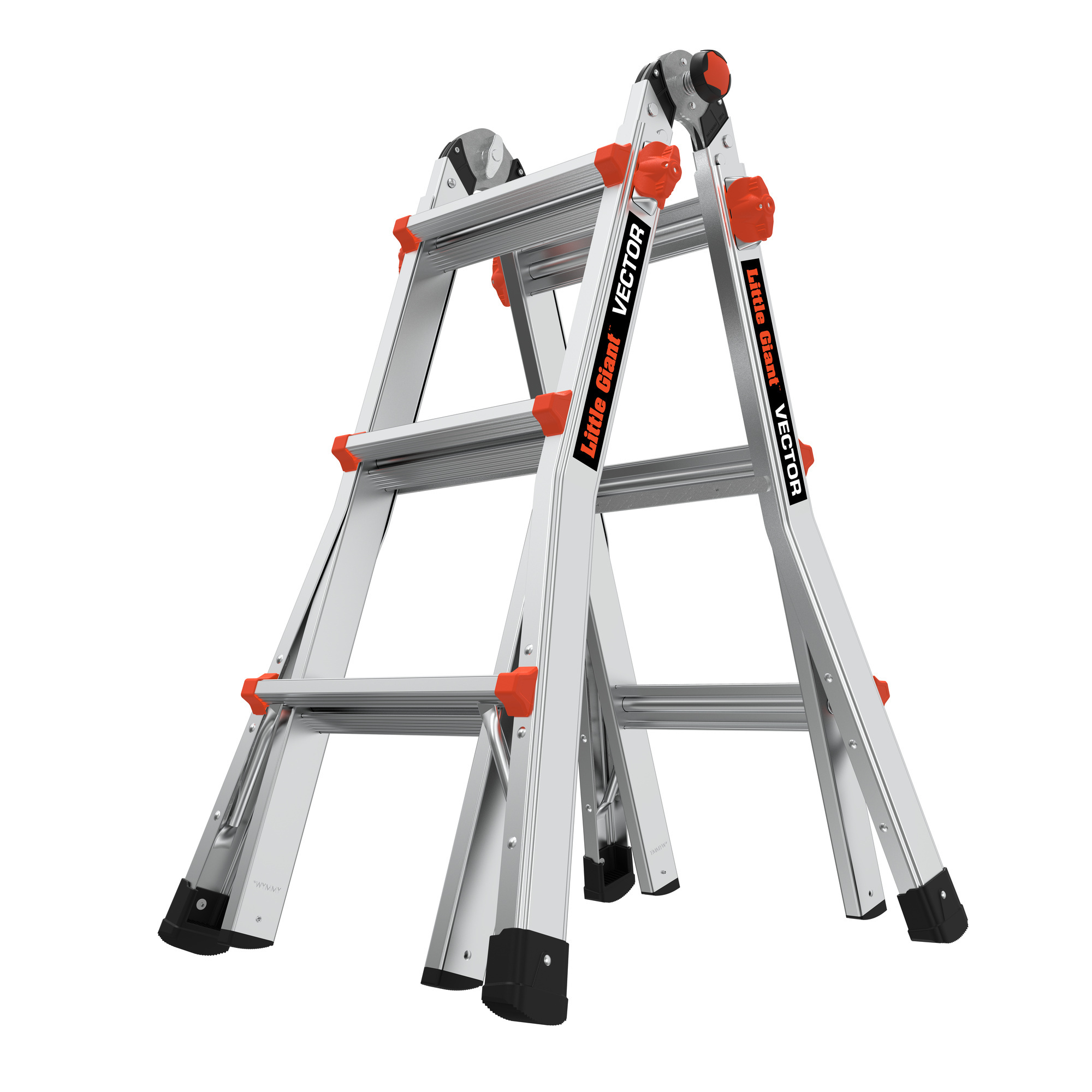 Little Giant Ladder VECTOR Multi-Position Aluminum Ladder, 13ft., Model ...