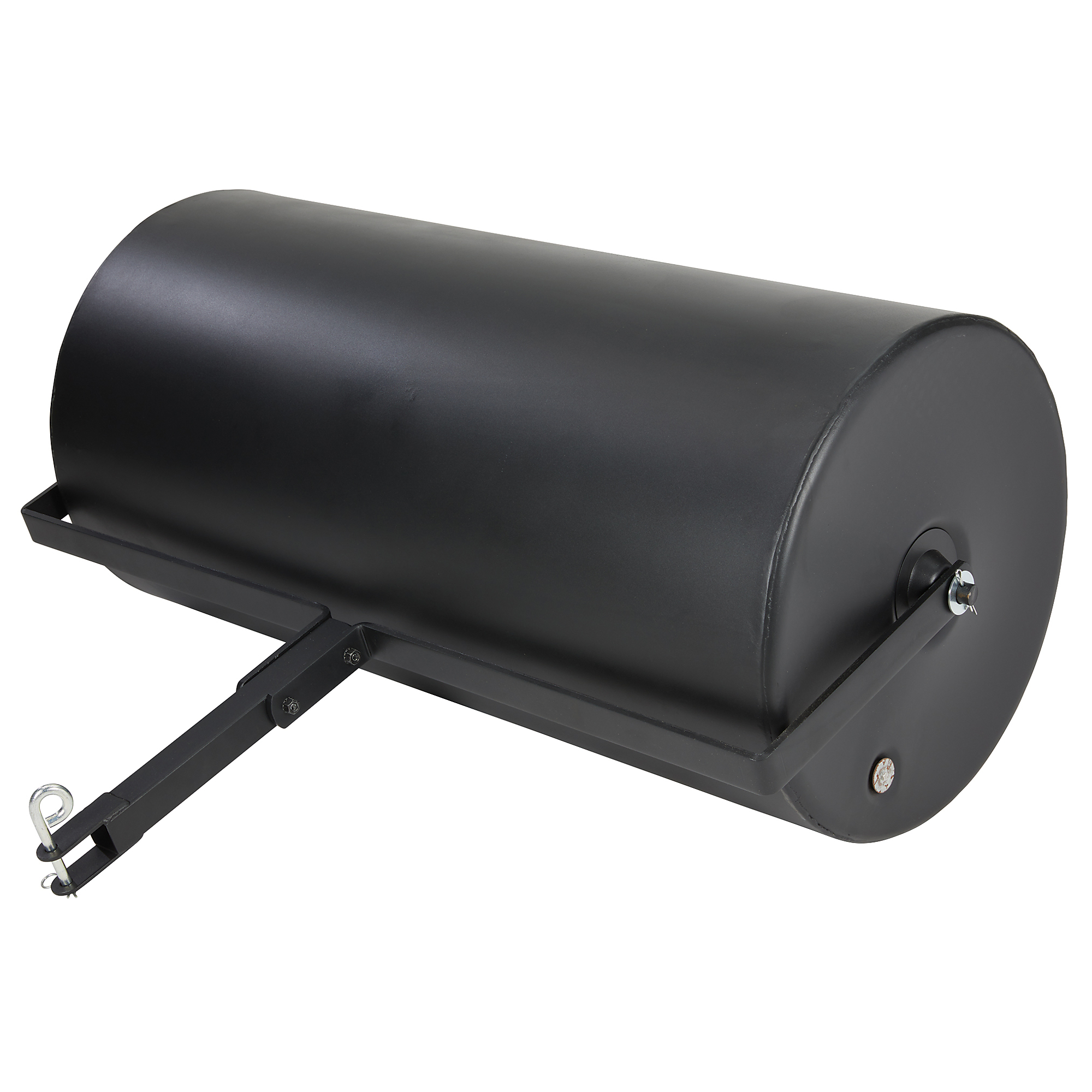 Strongway 48in.W x 24in. Dia. Steel Drum Lawn Roller, 45in. Working ...