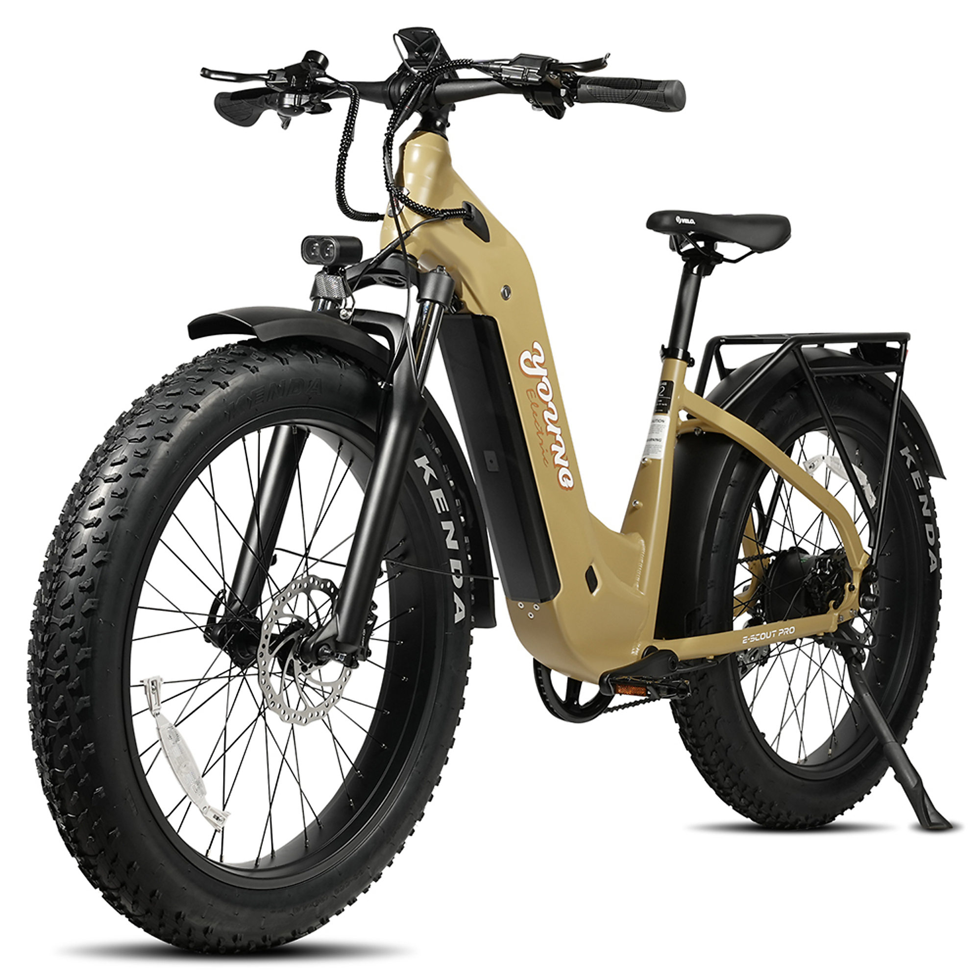 Young Electric, E-Scout Pro Step-Through Reed Yellow, Max. Speed 28 MPH ...