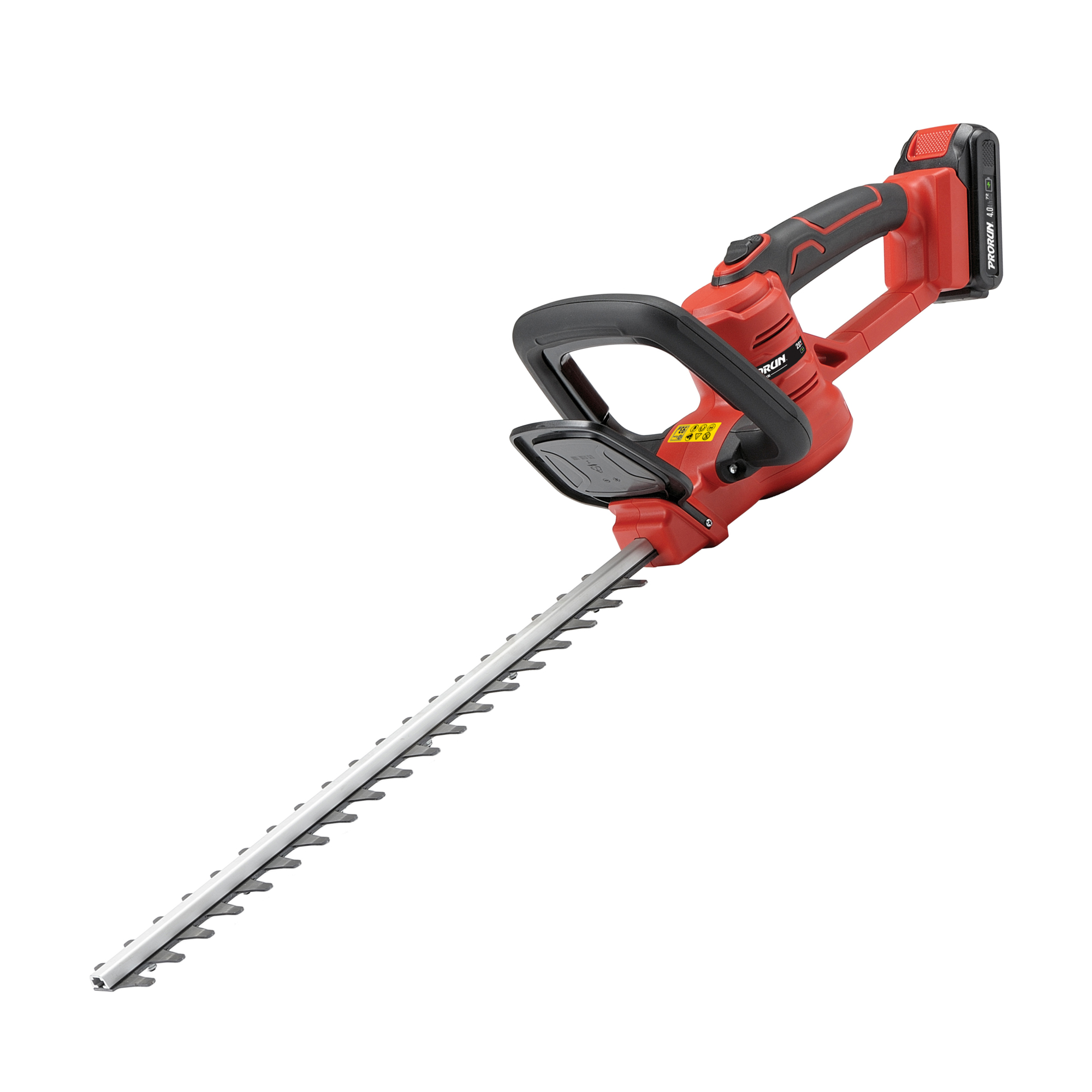 PRORUN, 20V 18in. Hedge Trimmer + Battery + Charger, Model# PHT120 ...