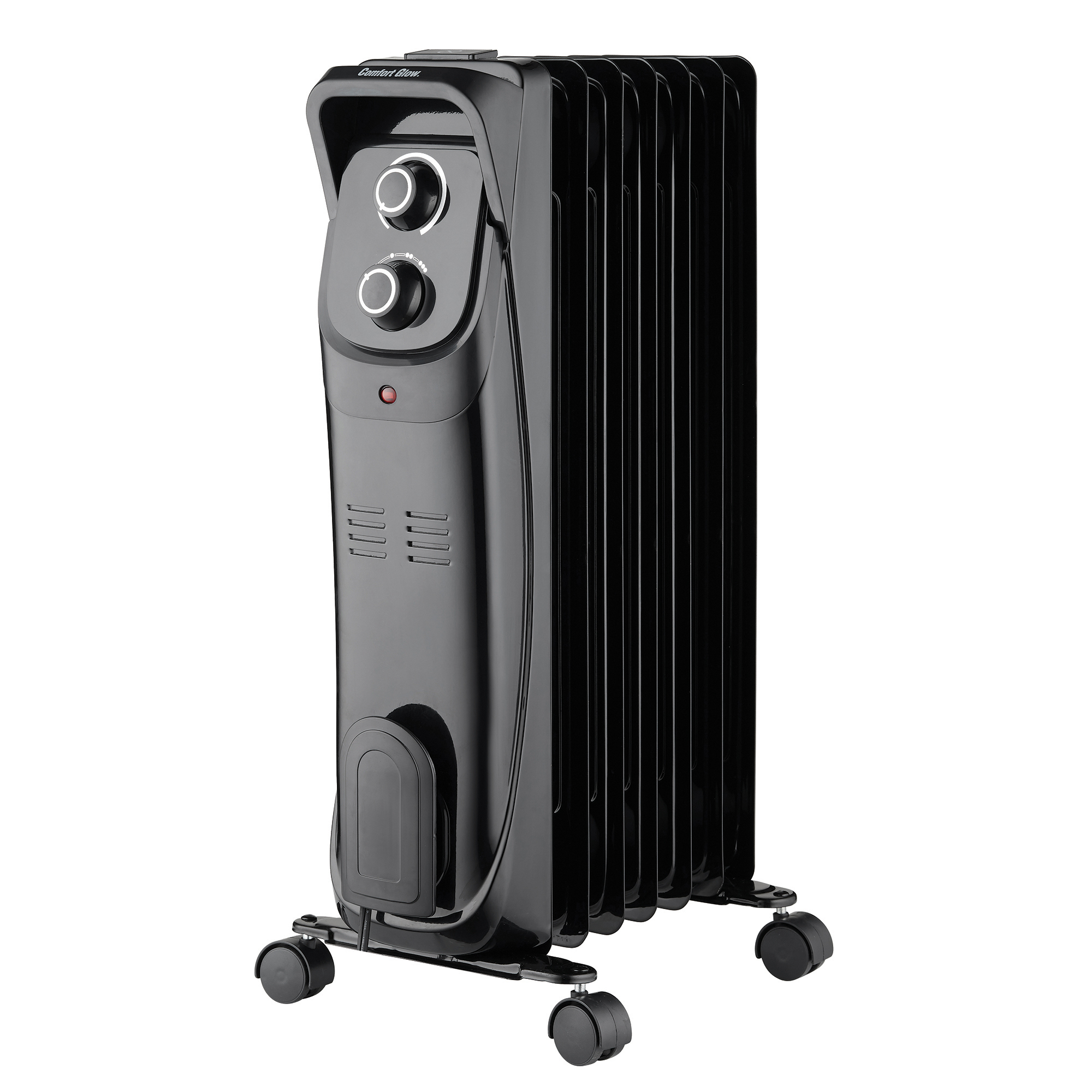 Comfort Glow-Radiant Flame, 7-Fin Oil-Filled Heater with Thermostat ...