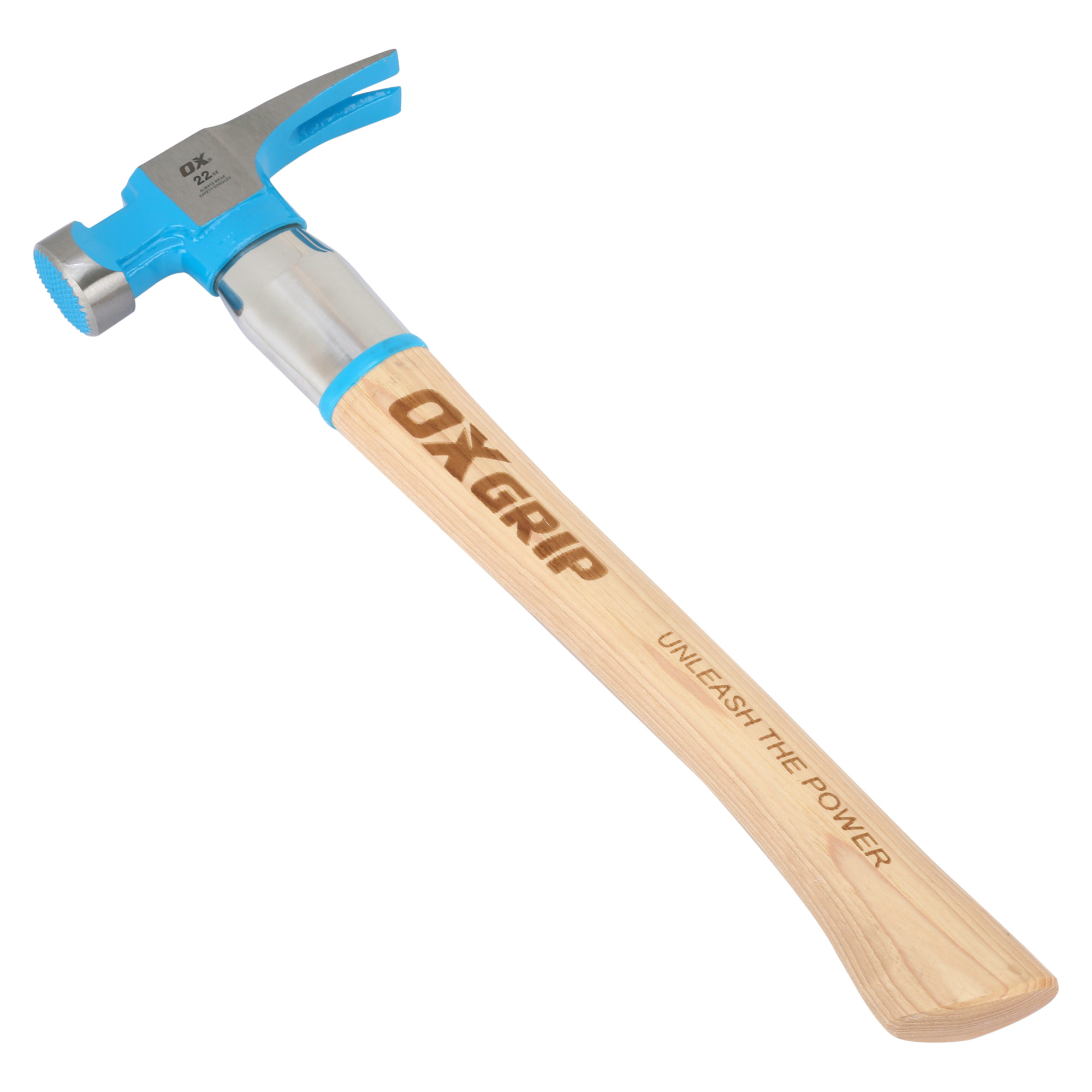 OX Tools, Pro 22oz Milled Face Framing Hammer w/Steel, Handle Length 9 ...