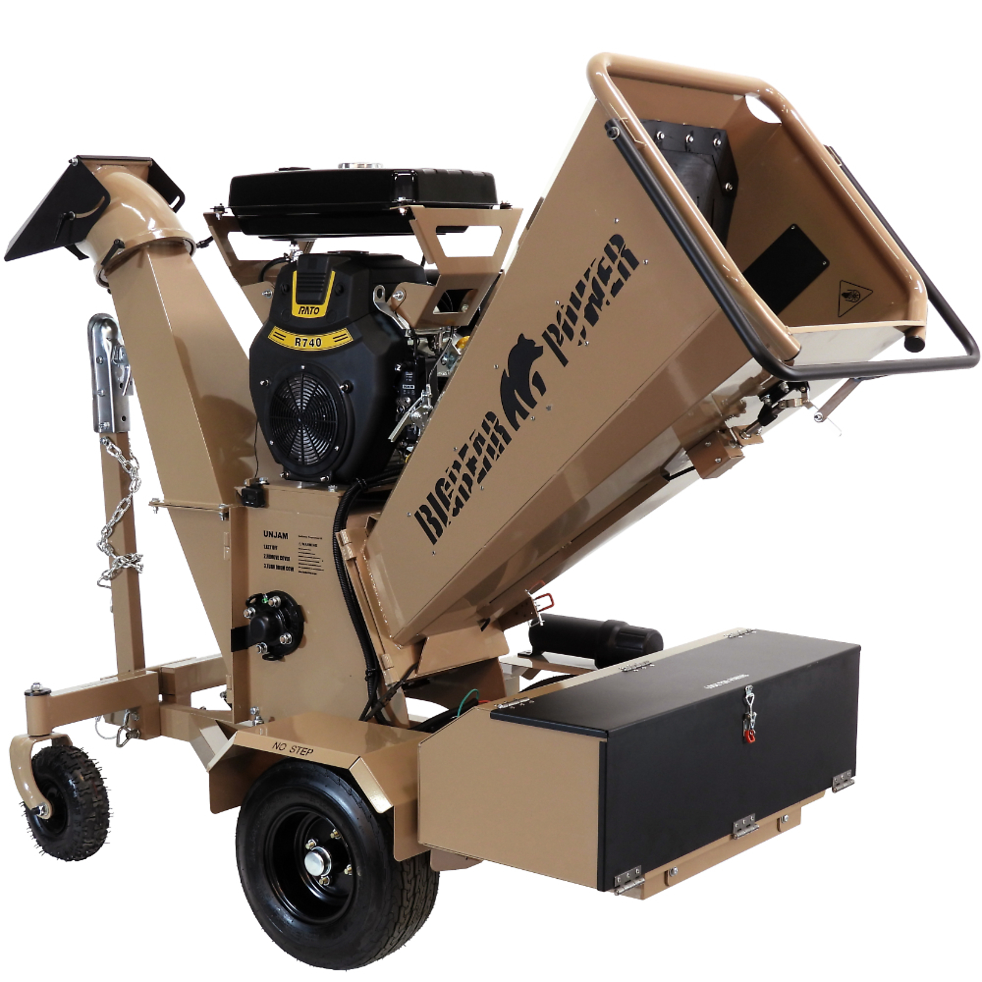 BigBear Power, 6in. 20 HP Chipper Shredder, Electric Start, Engine ...