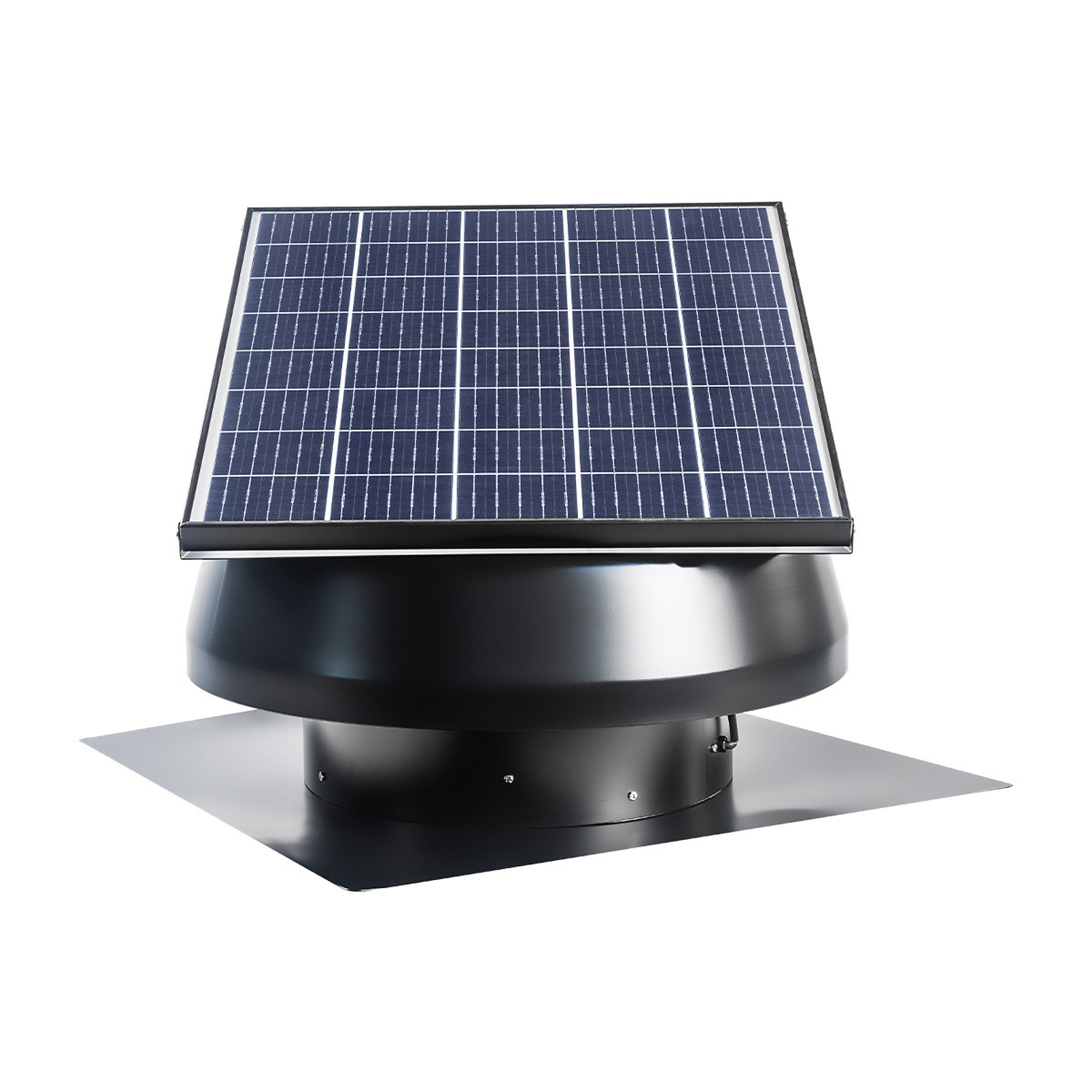 MaxxAir, 1280 CFM Solar Roof Attic Fan with 50W Panel, Air Delivery ...