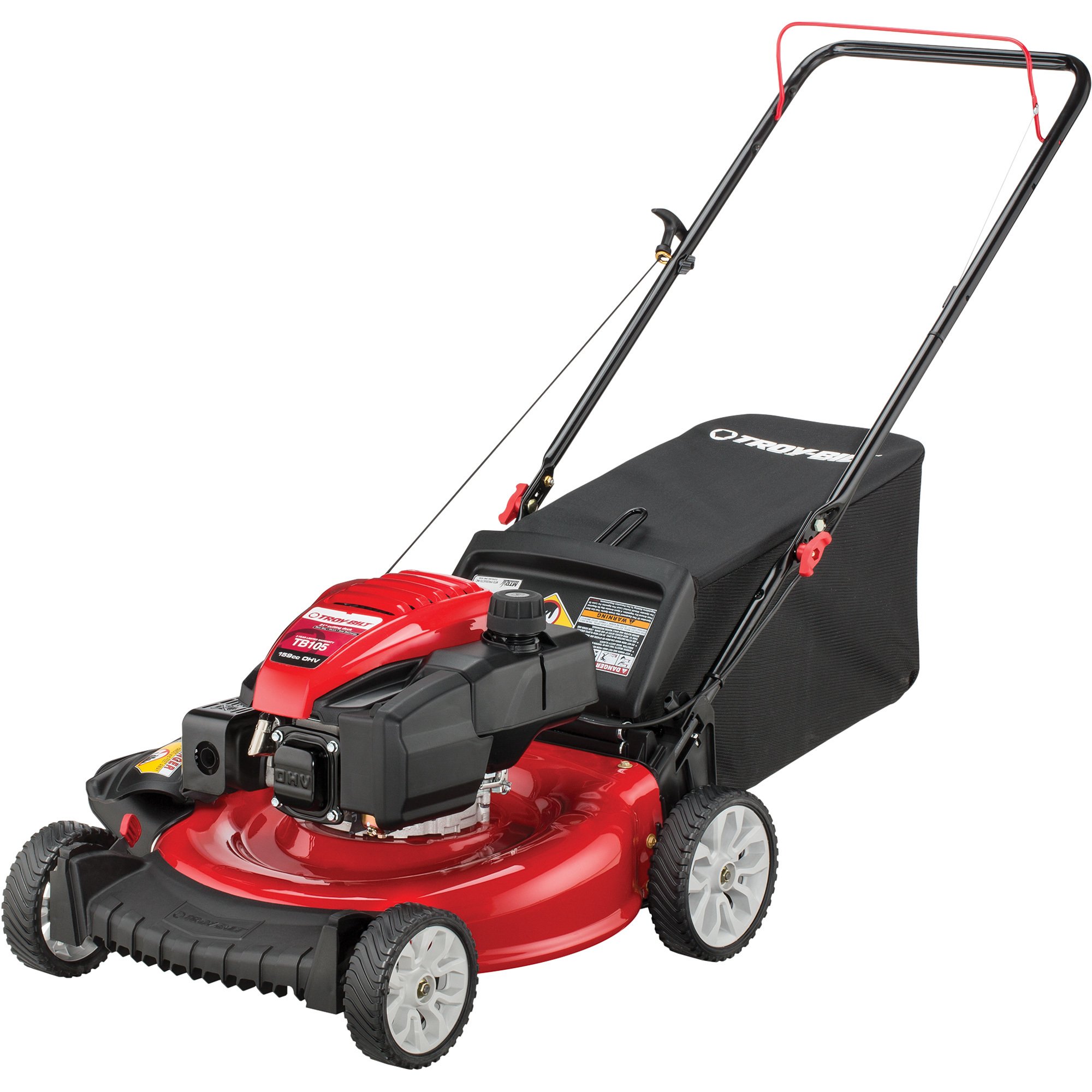 Troy-Bilt Walk-Behind Push Mower — 159cc Troy-Bilt OHV Engine, 21in ...