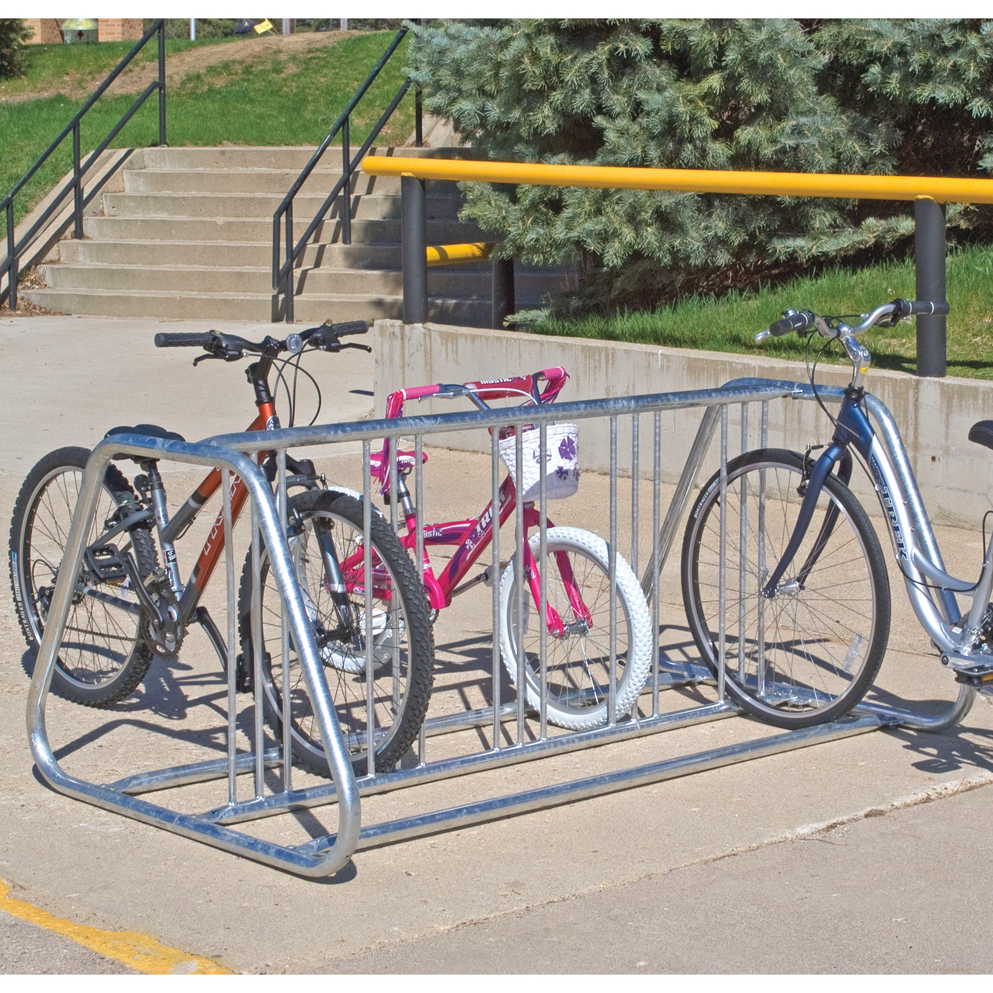 Pilot Rock Bike Rack — 10-Stall, Double-Sided, Model# BR210DS/G ...