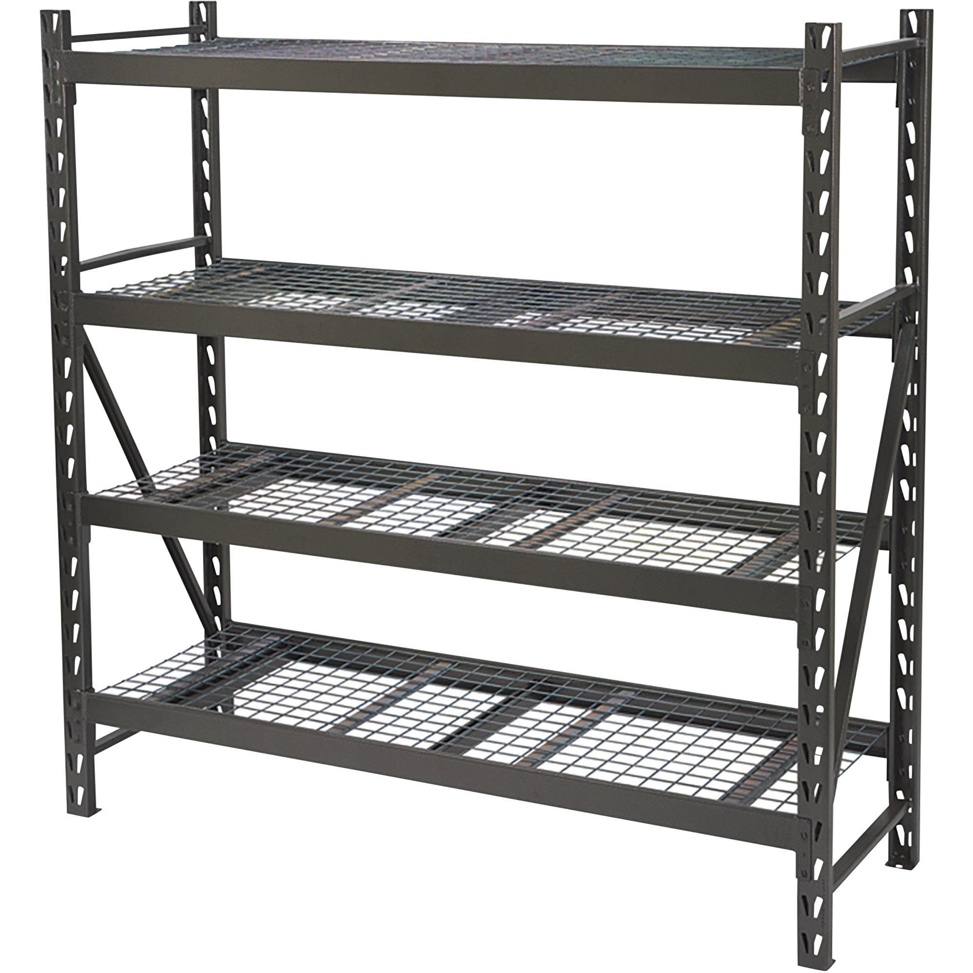 Ironton 4-Tier Storage Shelving, 77in.W x 72in.H x 24in.D | Northern Tool