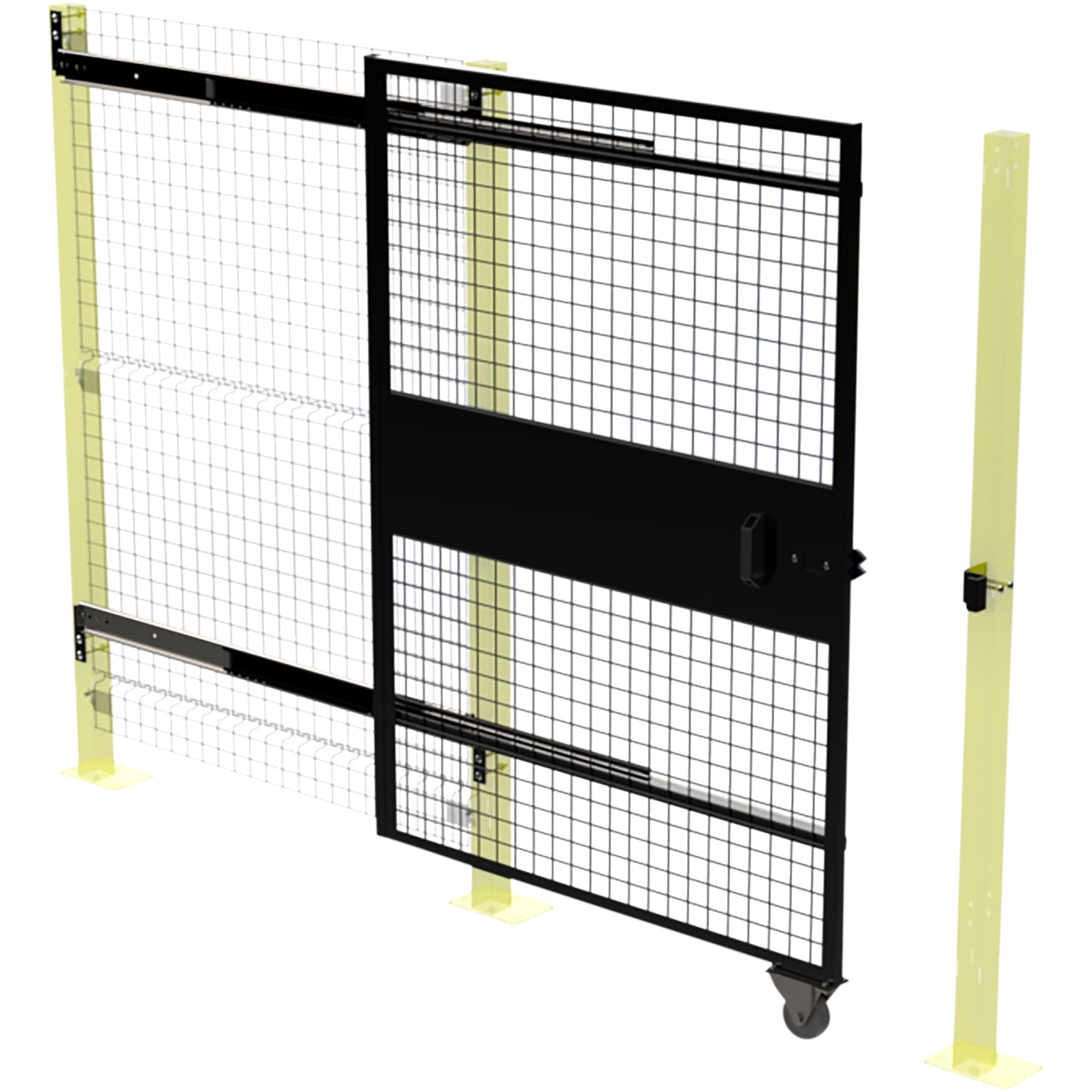 Husky Rack & Wire Velox Guard Slide Door with Left-Side Opening — 3ft.W ...