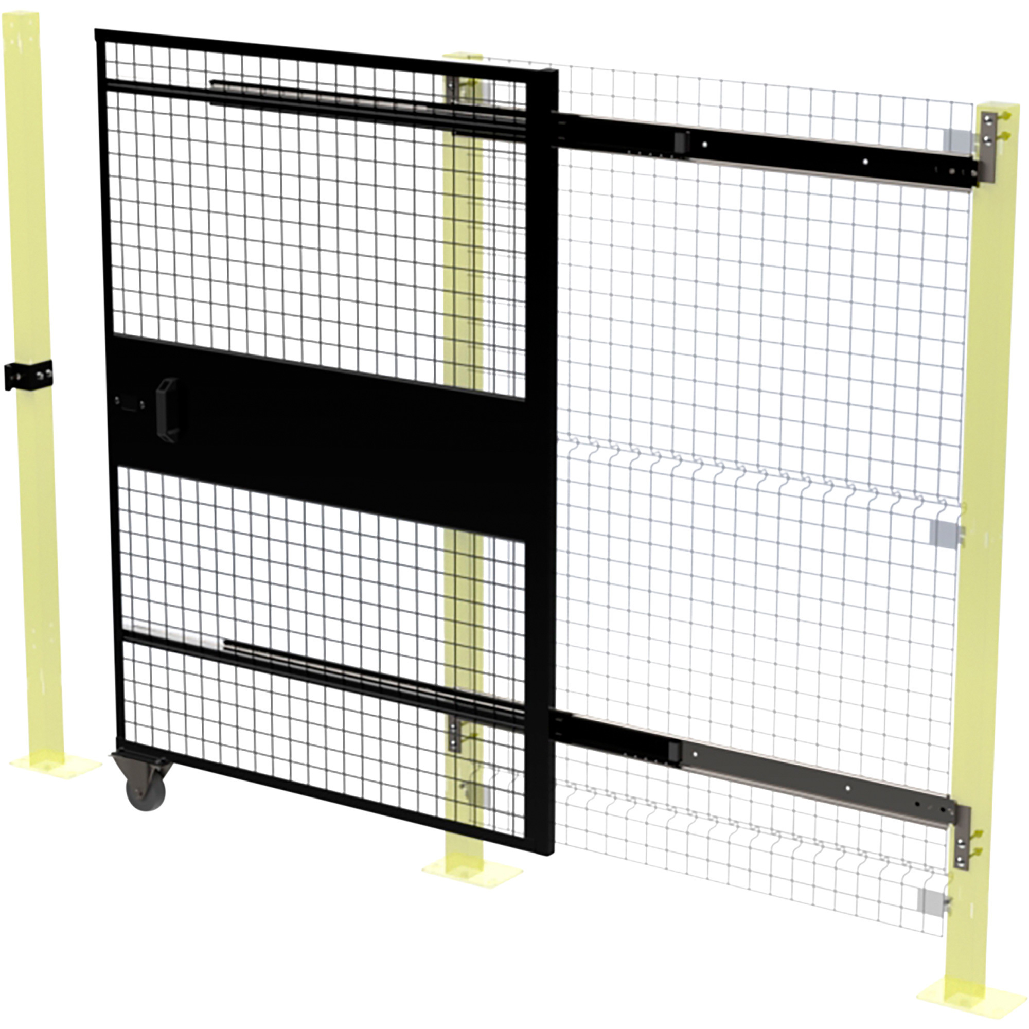 Husky Rack & Wire Velox Guard Slide Door with Right-Side Opening — 4ft ...
