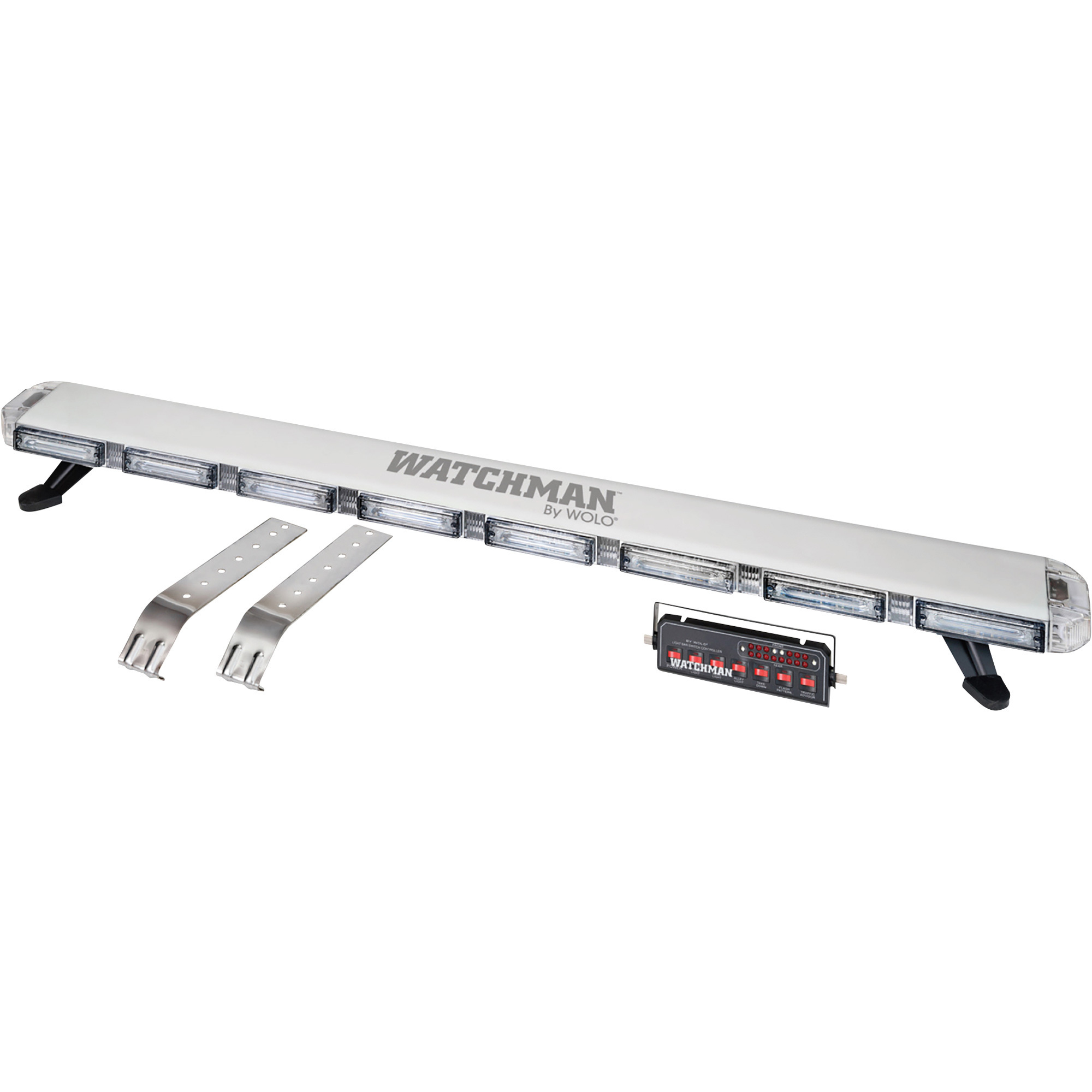 Wolo Watchman 48in. Slim Line LED Light Bar — Amber Lens, Model# 7820-A ...