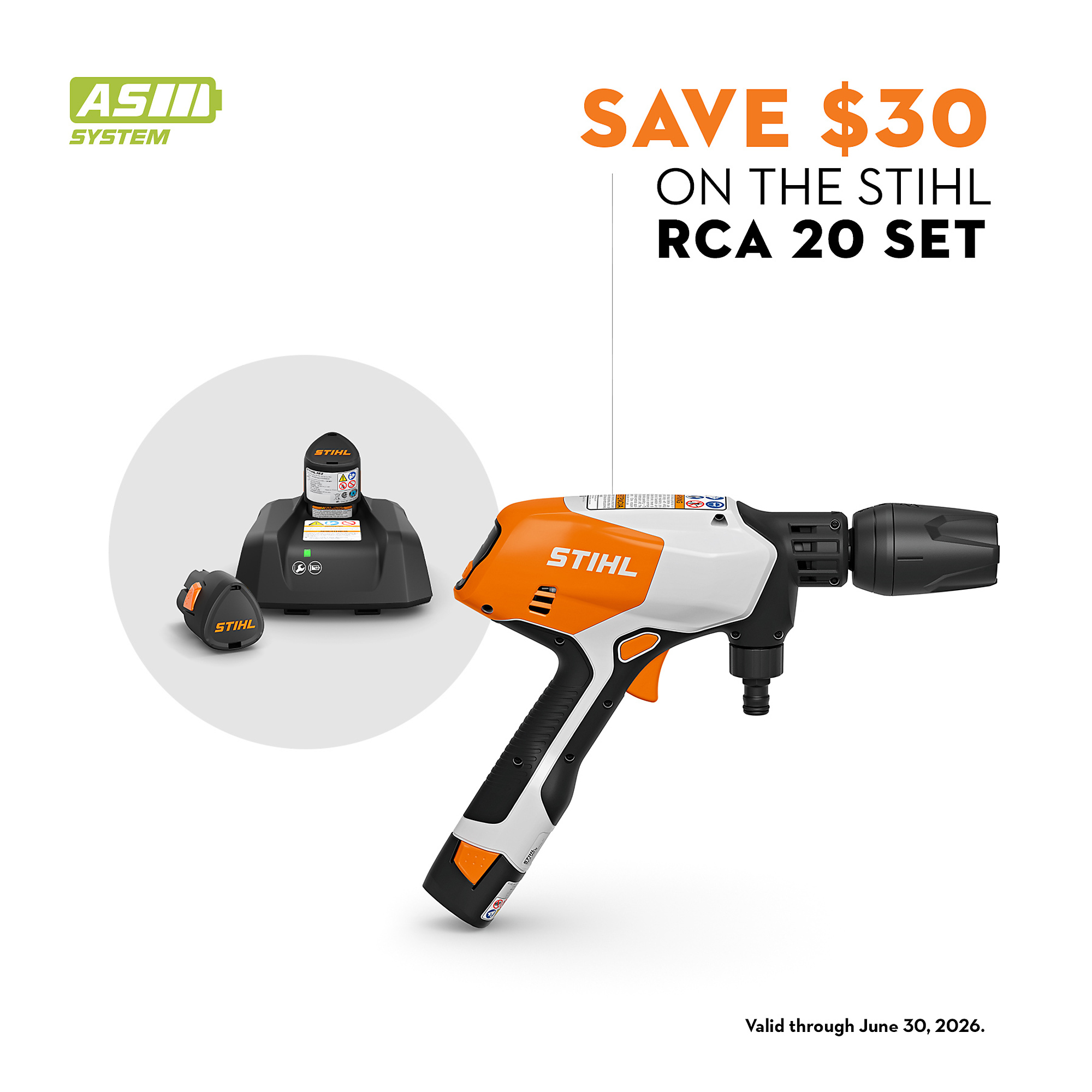 Stihl, CORDLESS PRESSURE WASHER, Pressure 350 PSI, Flow 1 GPM, Volts 36 ...