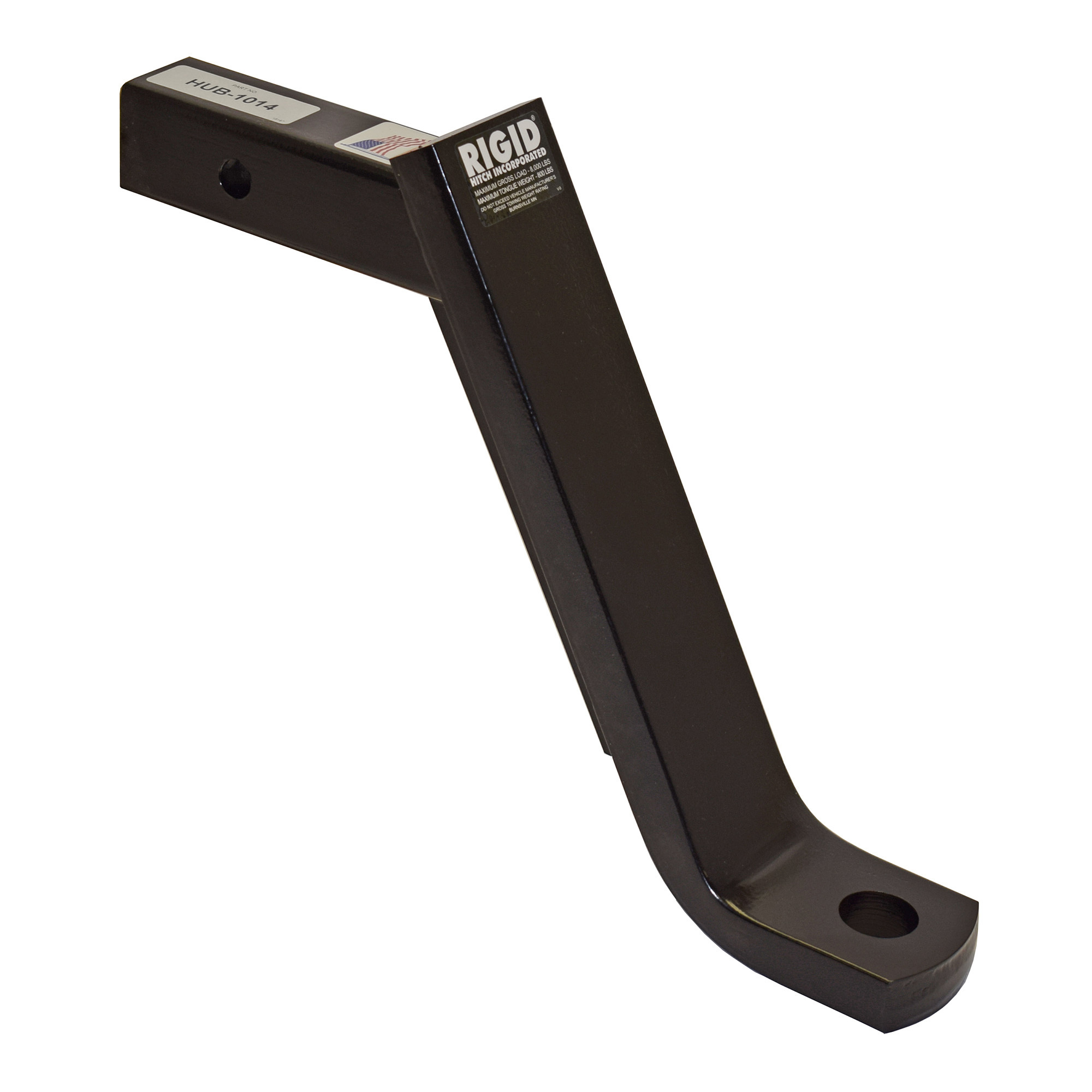 Rigid Hitch, Heavy Duty Ball Mount, Solid Shank, Gross Towing Weight ...