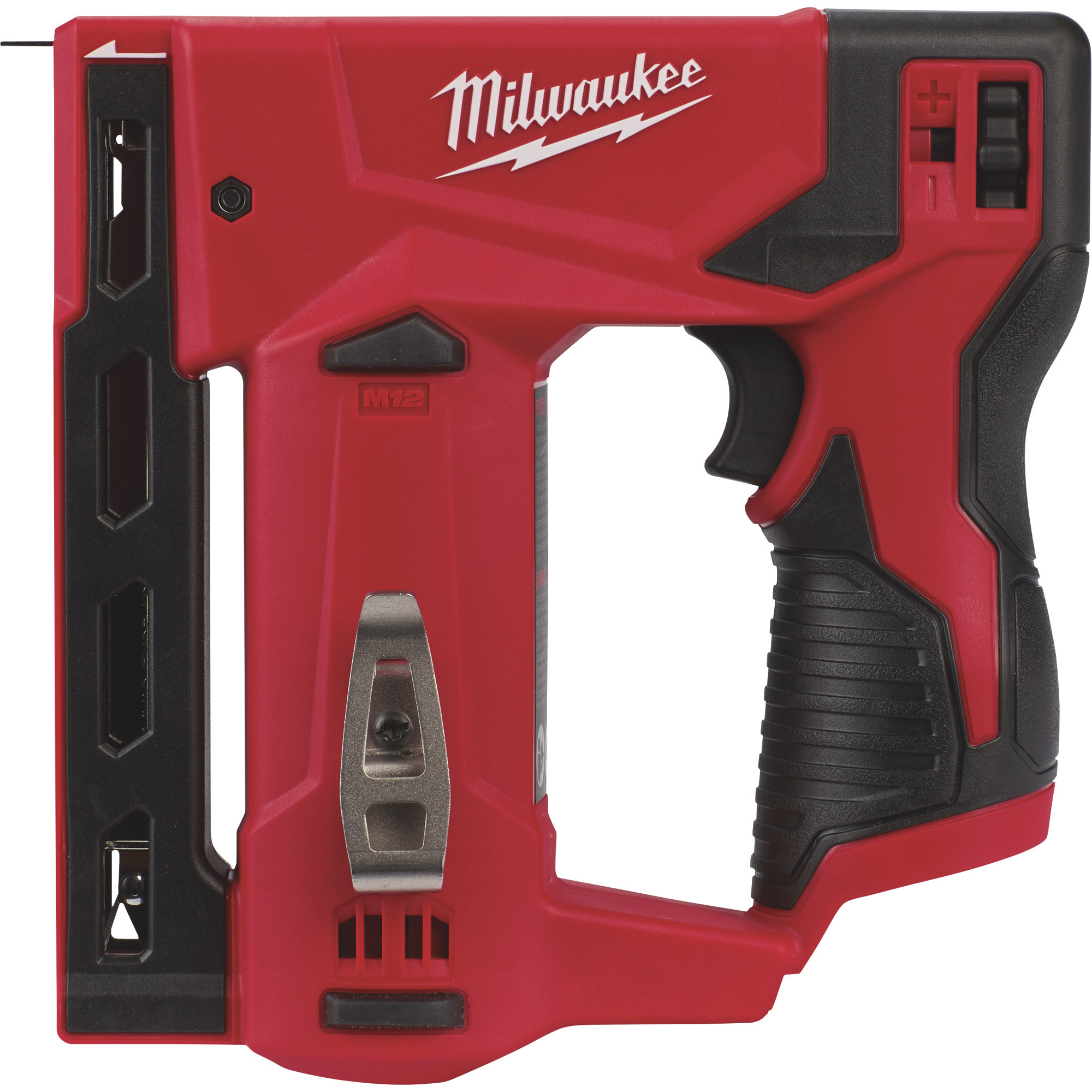 Milwaukee M12 Cordless 3/8in. Crown Stapler, Tool Only, Model# 2447-20 ...