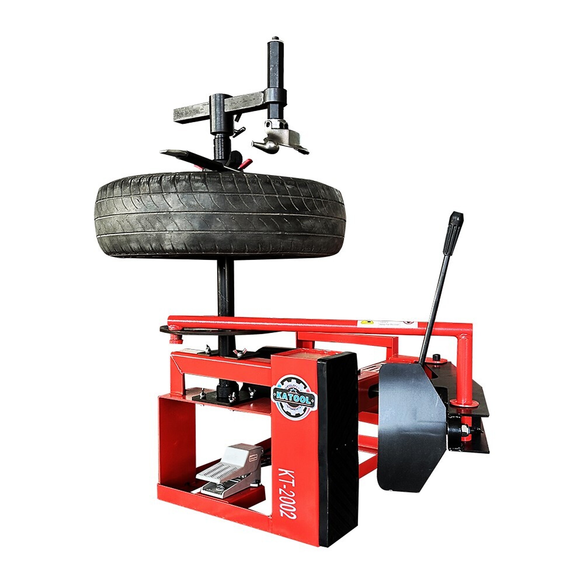 KATOOL, MINI TIRE CHANGER KT-2002 Power Type Manual, Control Type Lever ...