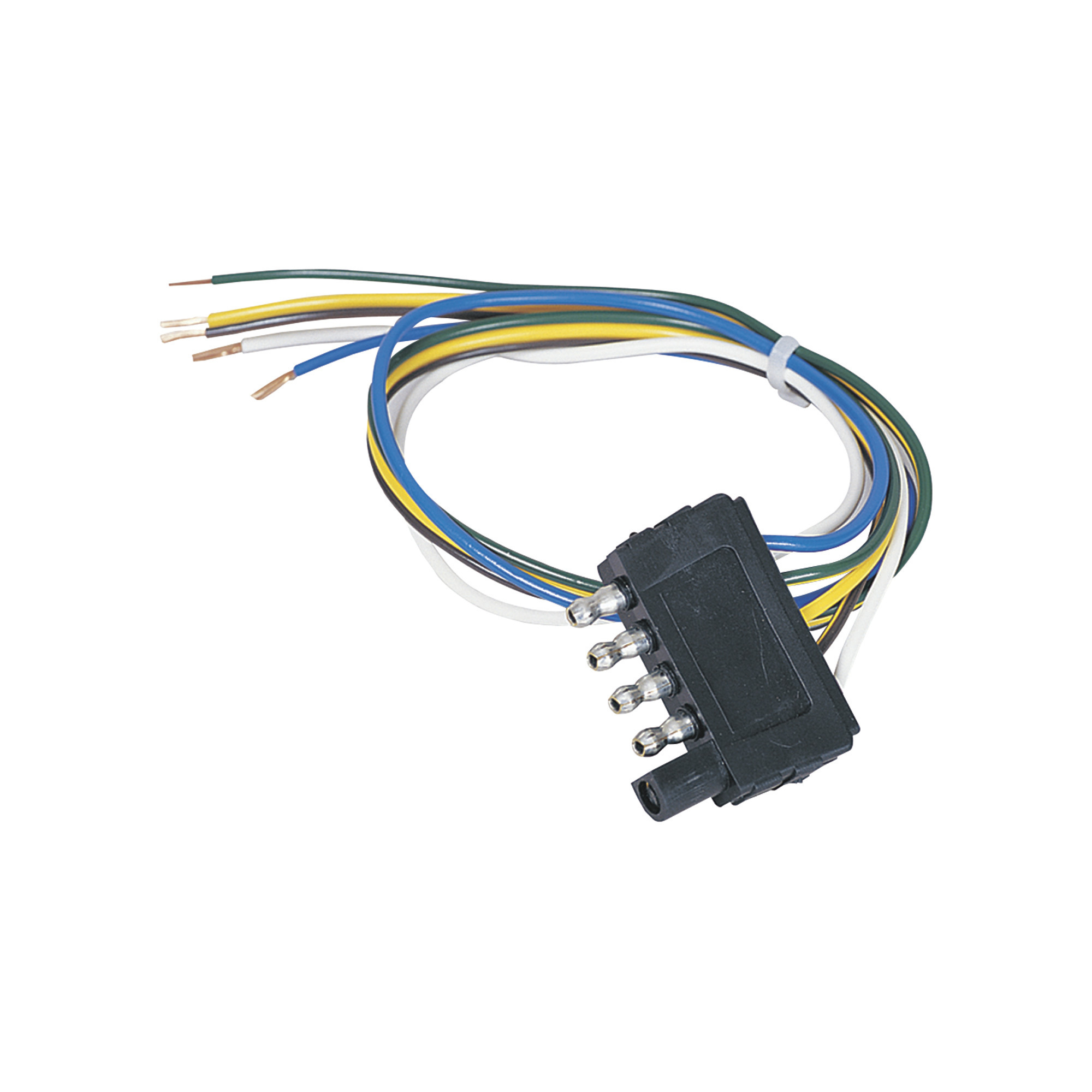 Hopkins Towing Solutions Trailer Light Wiring Adapter — 4-Wire Flat to ...