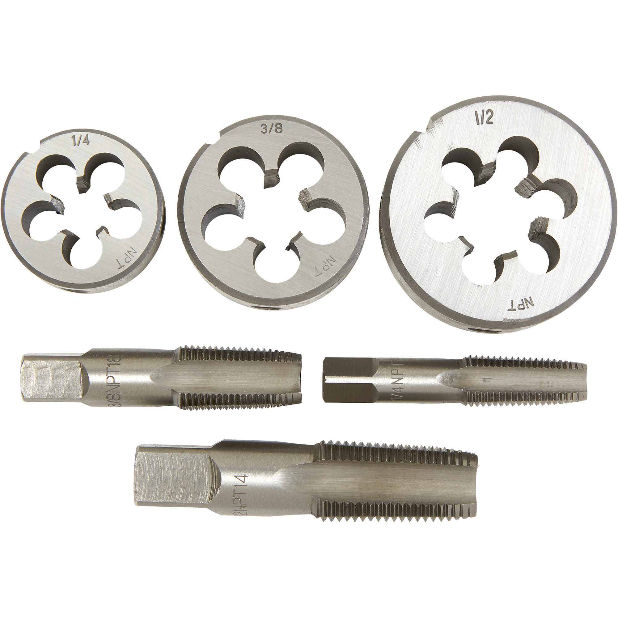 Klutch Pipe Tap & Die Set, 6-Pc., SAE | Northern Tool