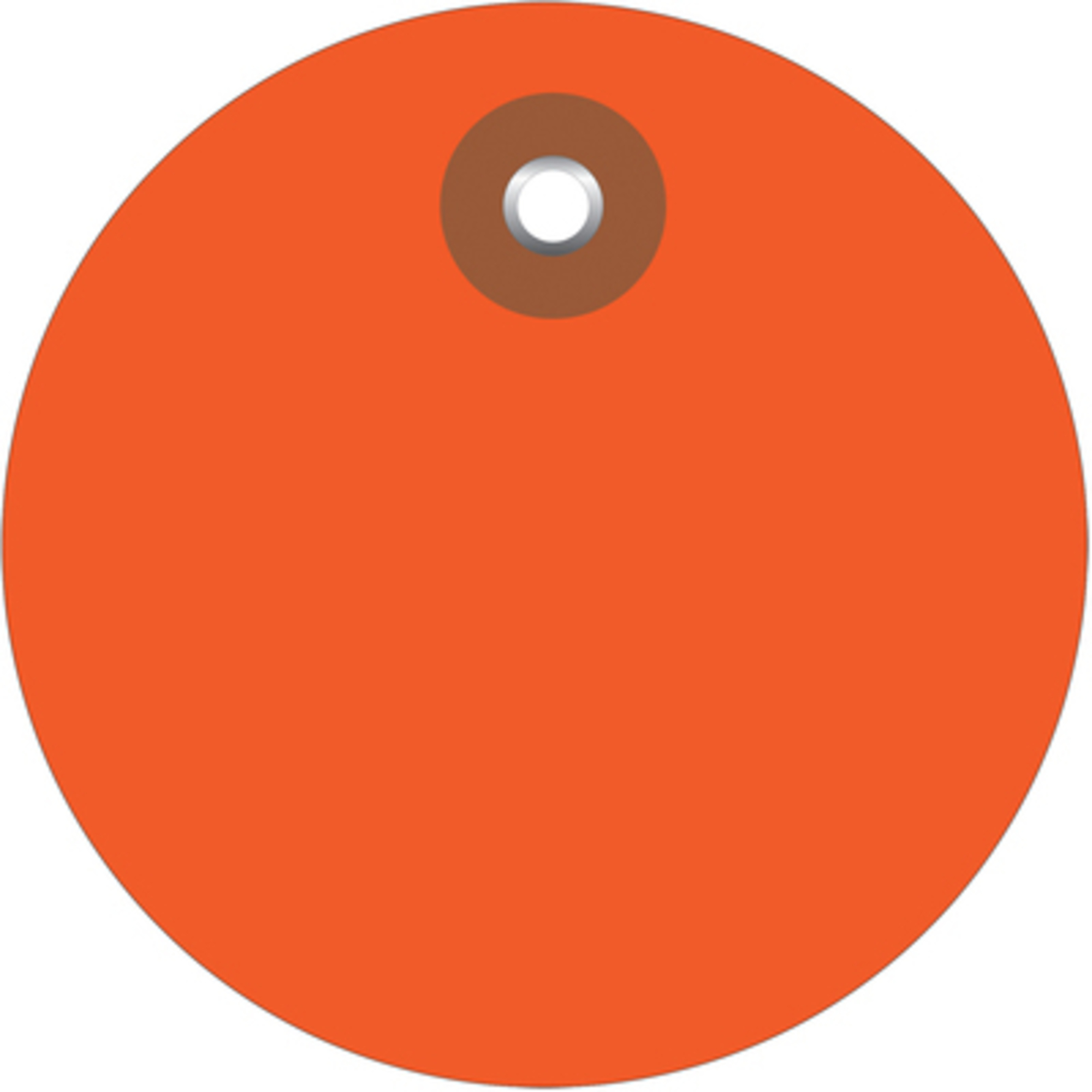 3in. Orange Plastic Circle Tags 100/CS, Model# G26074 | Northern Tool