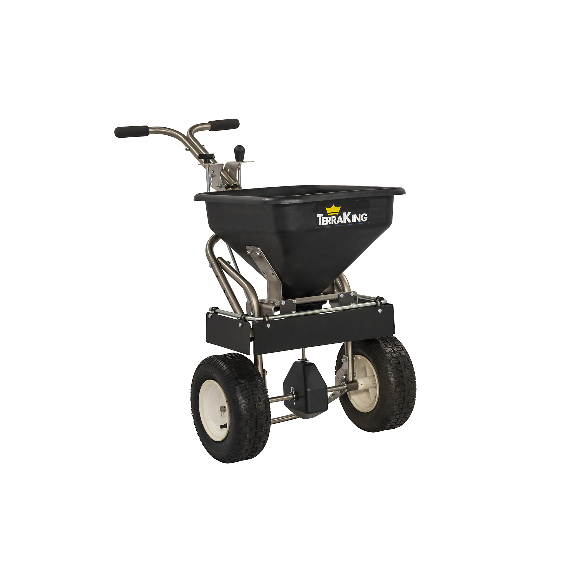 TerraKing, 70lb. Commercial Push Spreader, Capacity 70 lb, Spreader ...