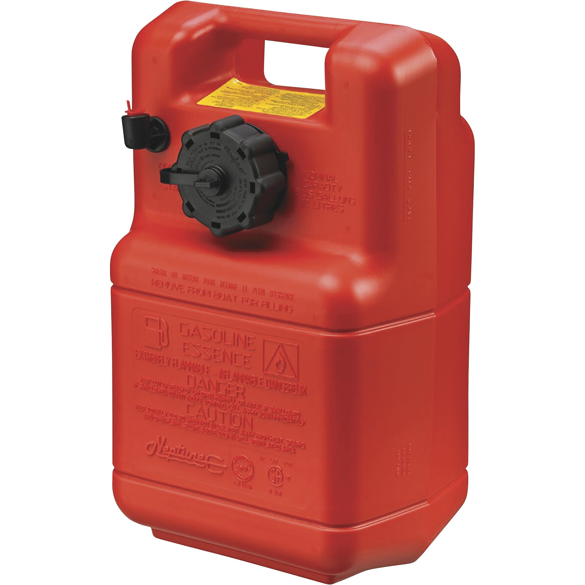 Scepter Marine Neptune Portable Fuel Tank — 3-Gallon, EPA-Compliant ...