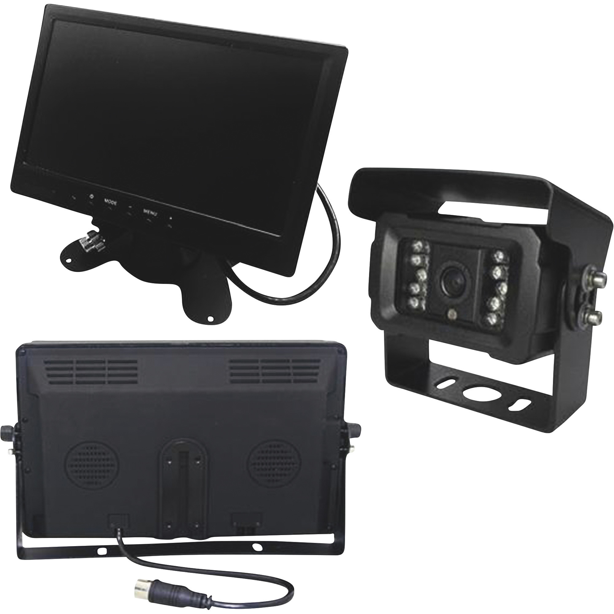 Top Dawg Heavy-Duty Wired Backup Camera System — 1 Camera, 7in. Color ...