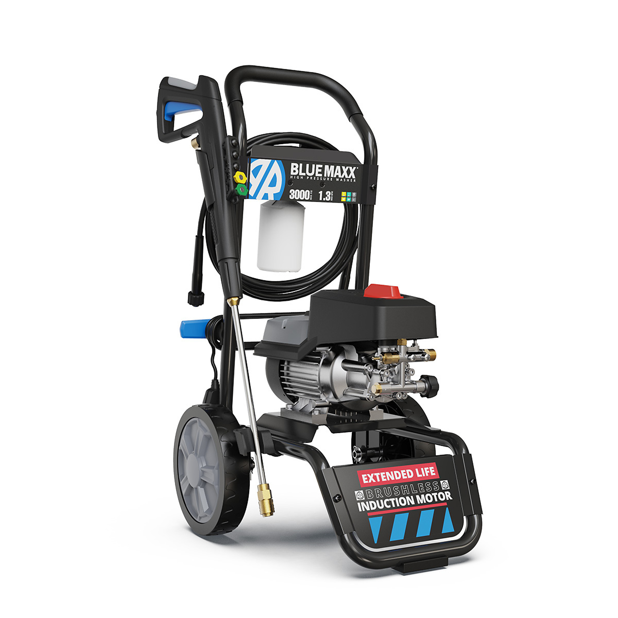 AR Blue Clean Maxx BM3000 Electric Pressure Washer 3000 PSI, 1.3 GPM ...