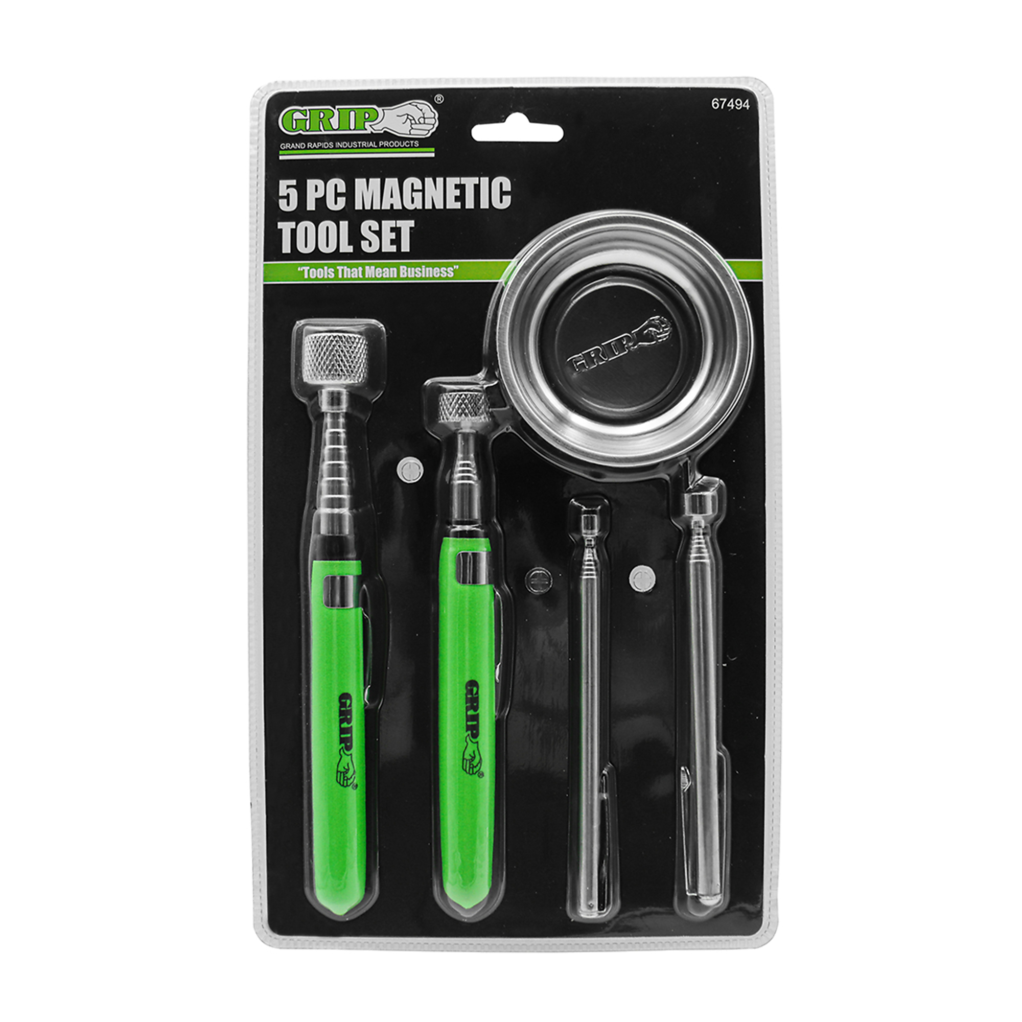 Grip, 5PC MAGNETIC PICK UP TOOL SET | Northern Tool