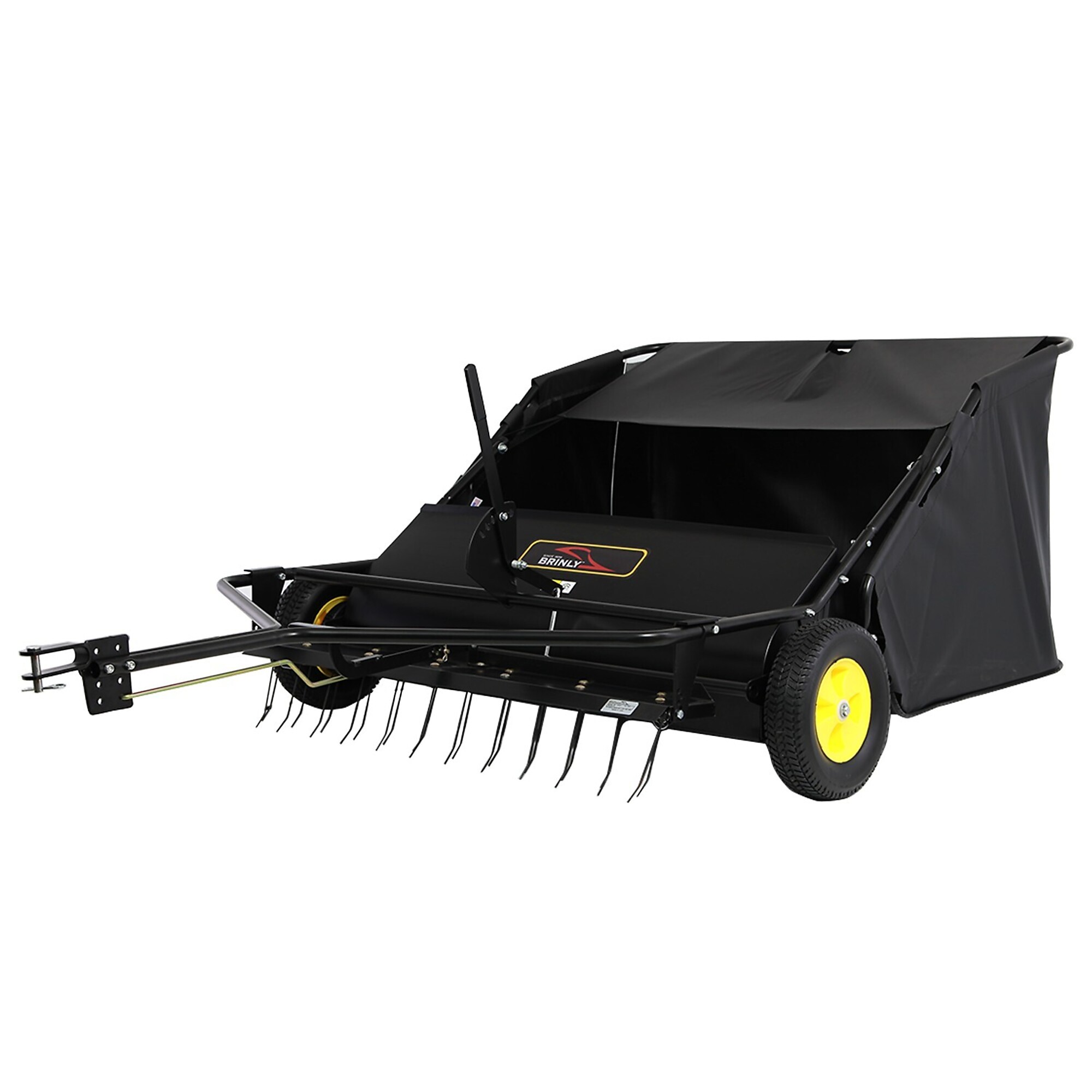 Brinly 42in. Tow Behind Lawn Sweeper with Dethatcher, Model STS-42BHDK ...