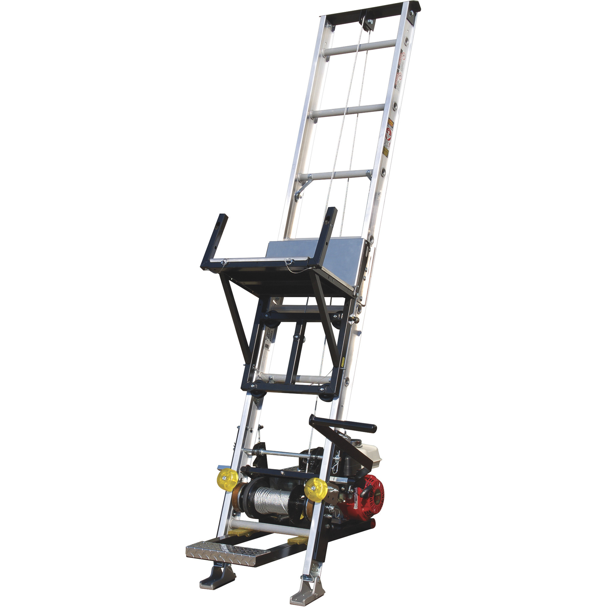 Genie Super Hoist CO2 Powered Material Lift — 18ft. 4 1/2in. Lift, 250 ...